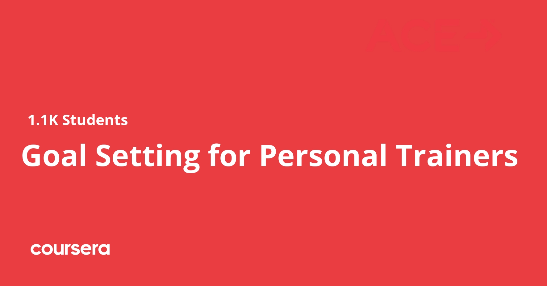 Goal Setting for Personal Trainers | Coursera