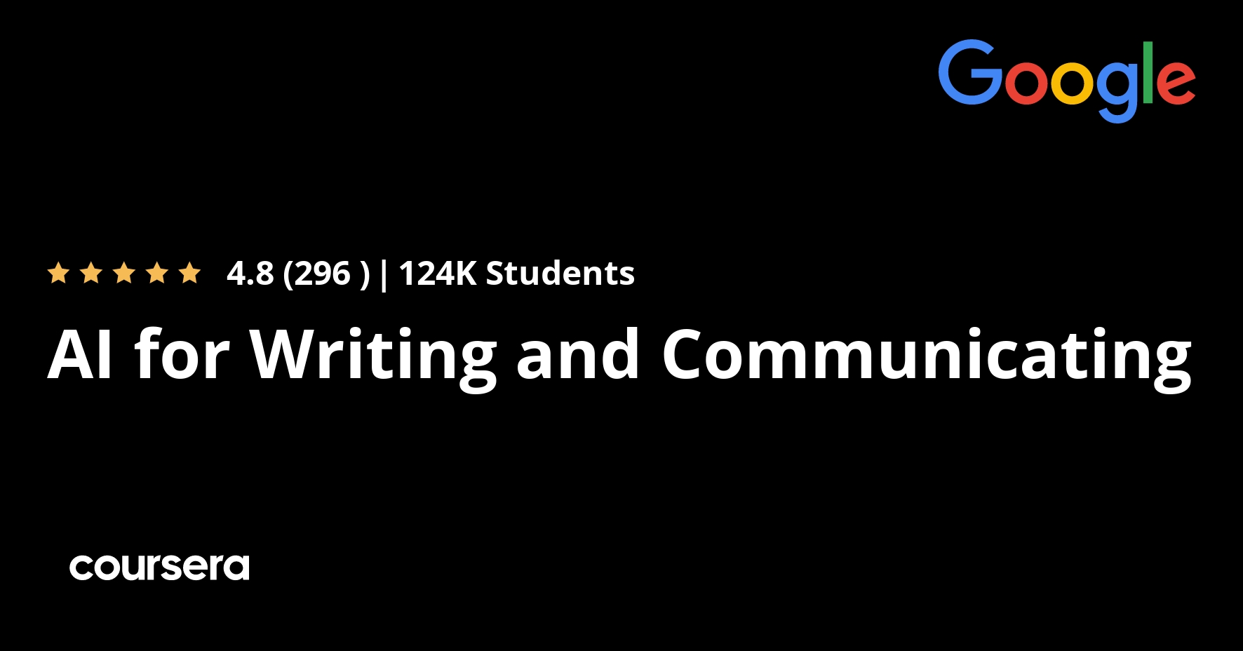 AI for Writing and Communicating | Coursera