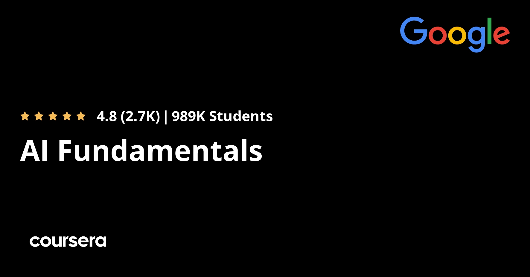 AI Fundamentals | Coursera
