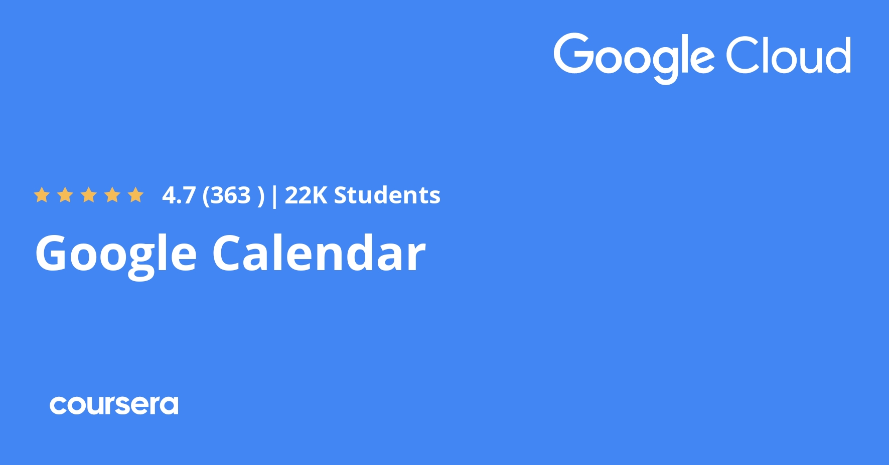 Google Calendar | Coursera