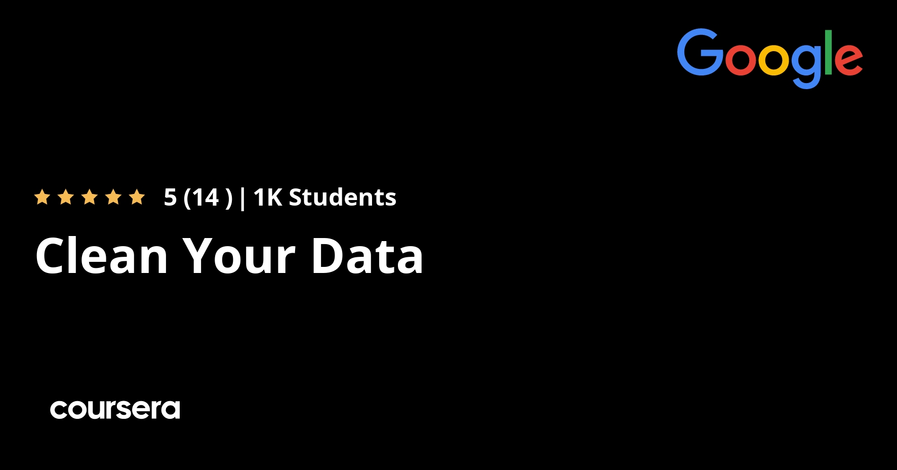 Clean Your Data | Coursera