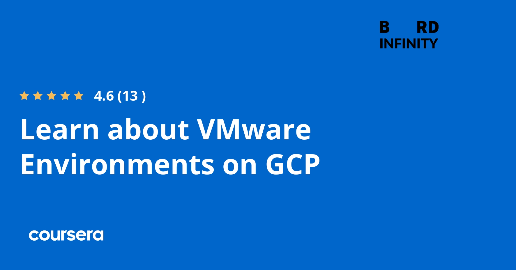 Learn about VMware Environments on GCP | Coursera