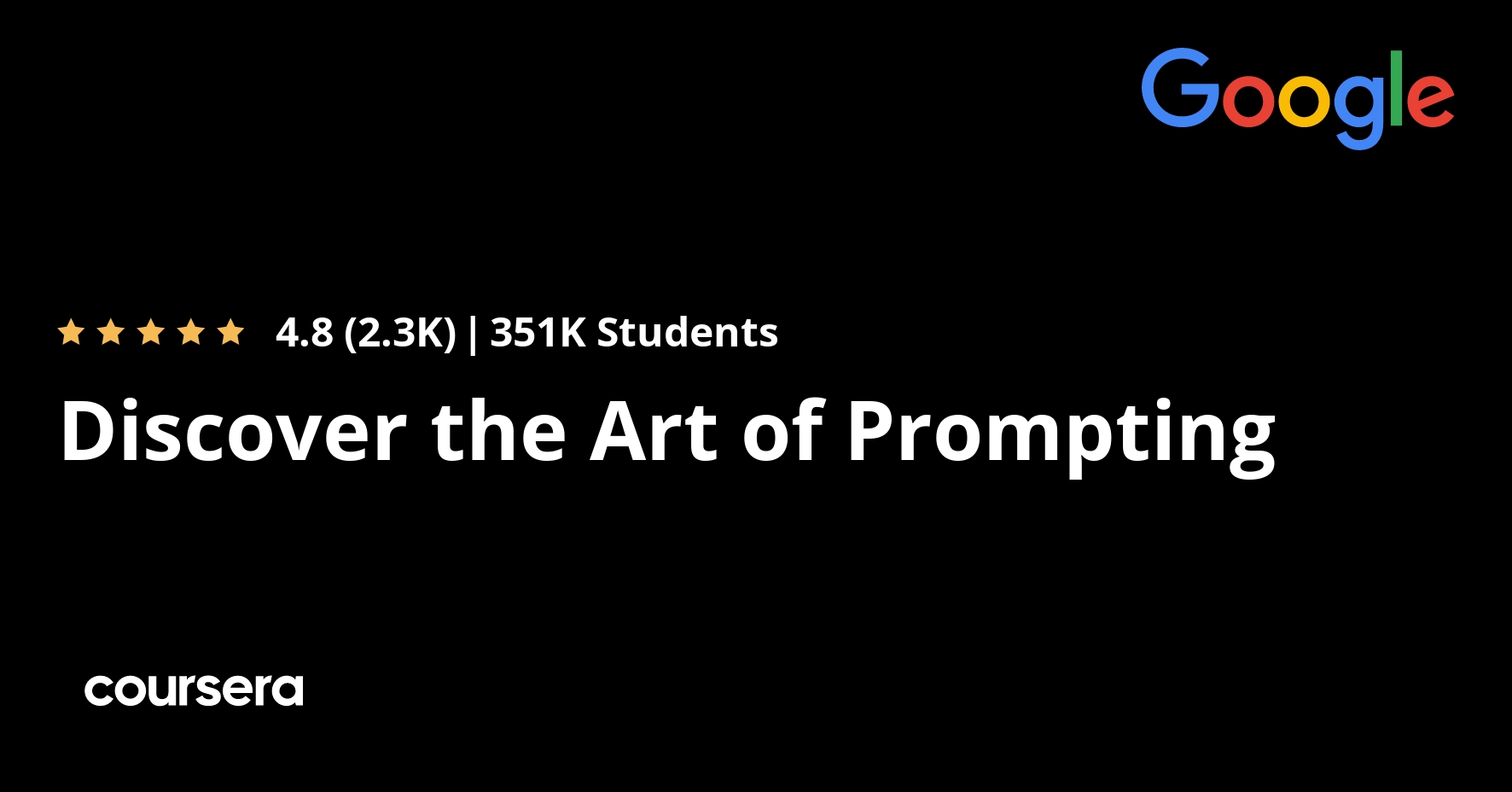 Discover the Art of Prompting | Coursera