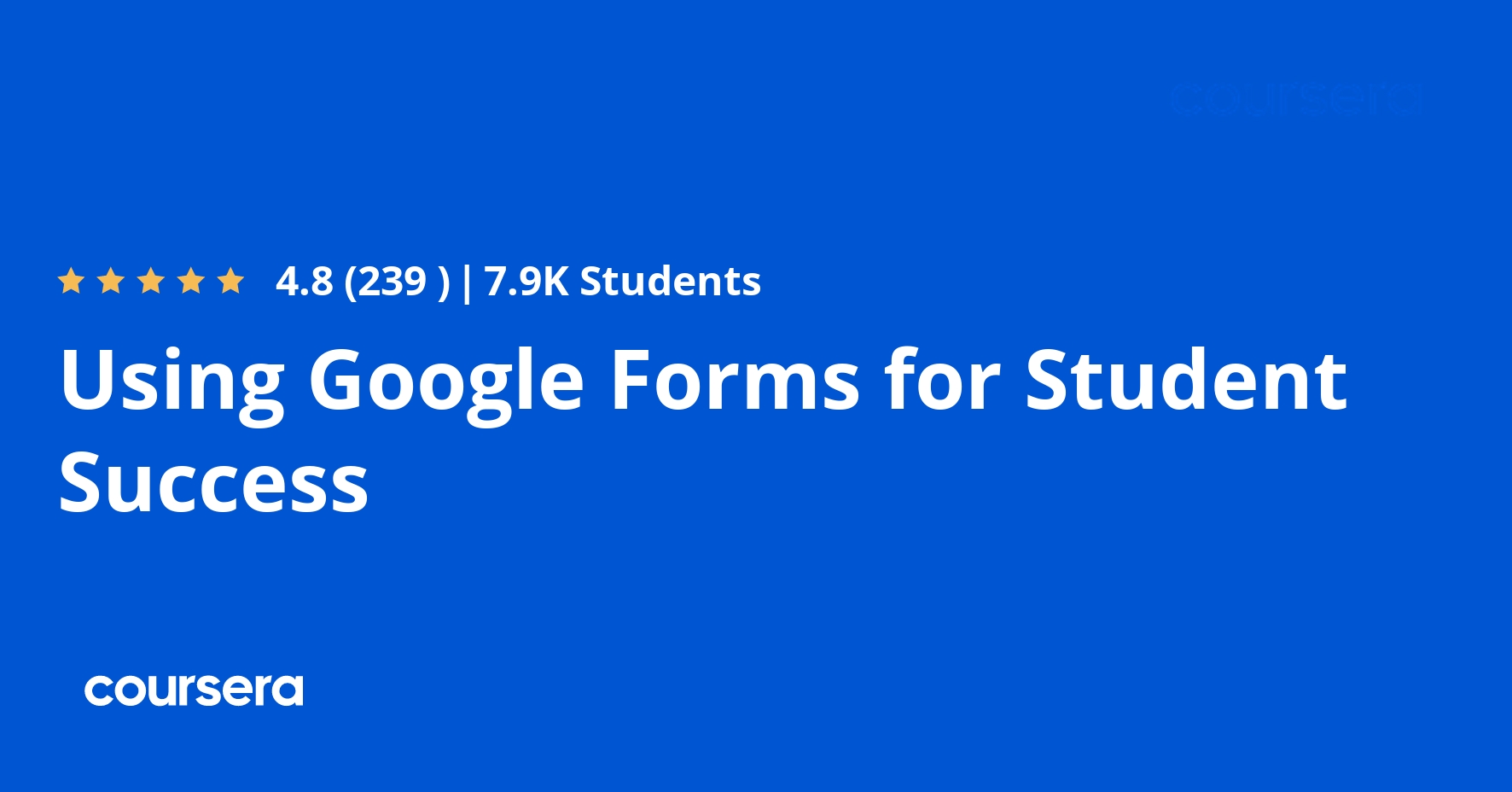 Using Google Forms for Student Success