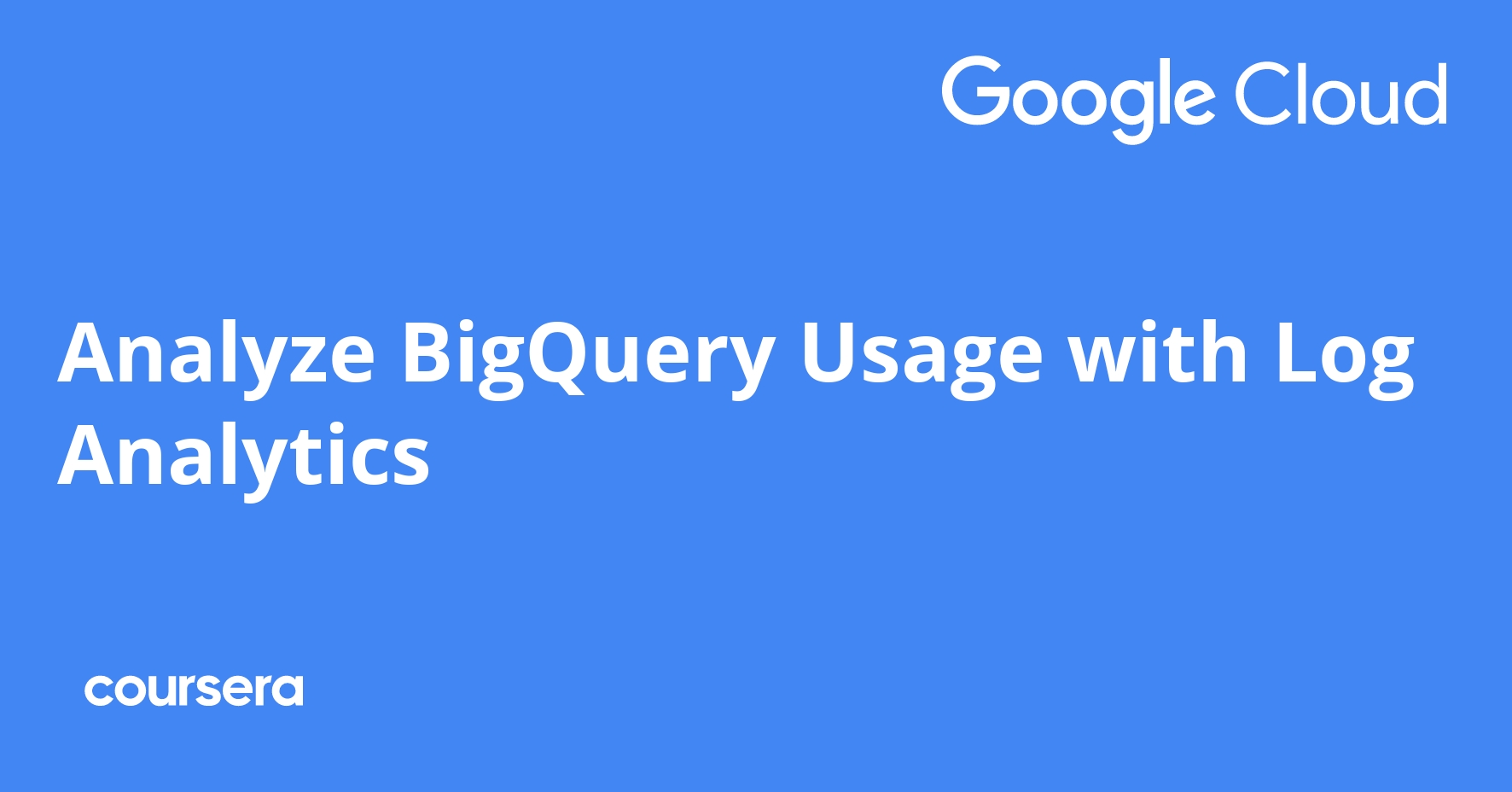 Analyze BigQuery Usage with Log Analytics