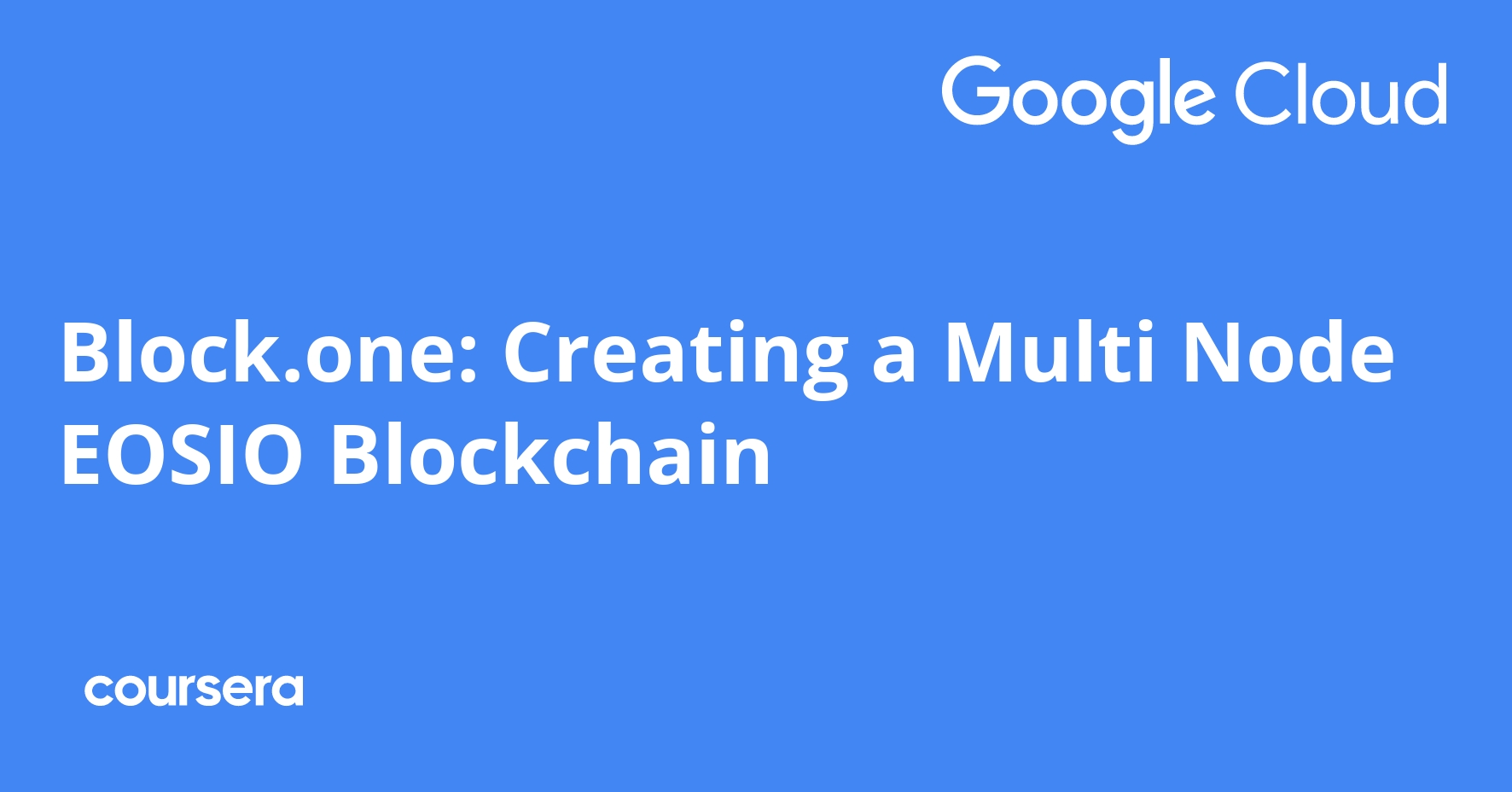 Block.one: Creating a Multi Node EOSIO Blockchain