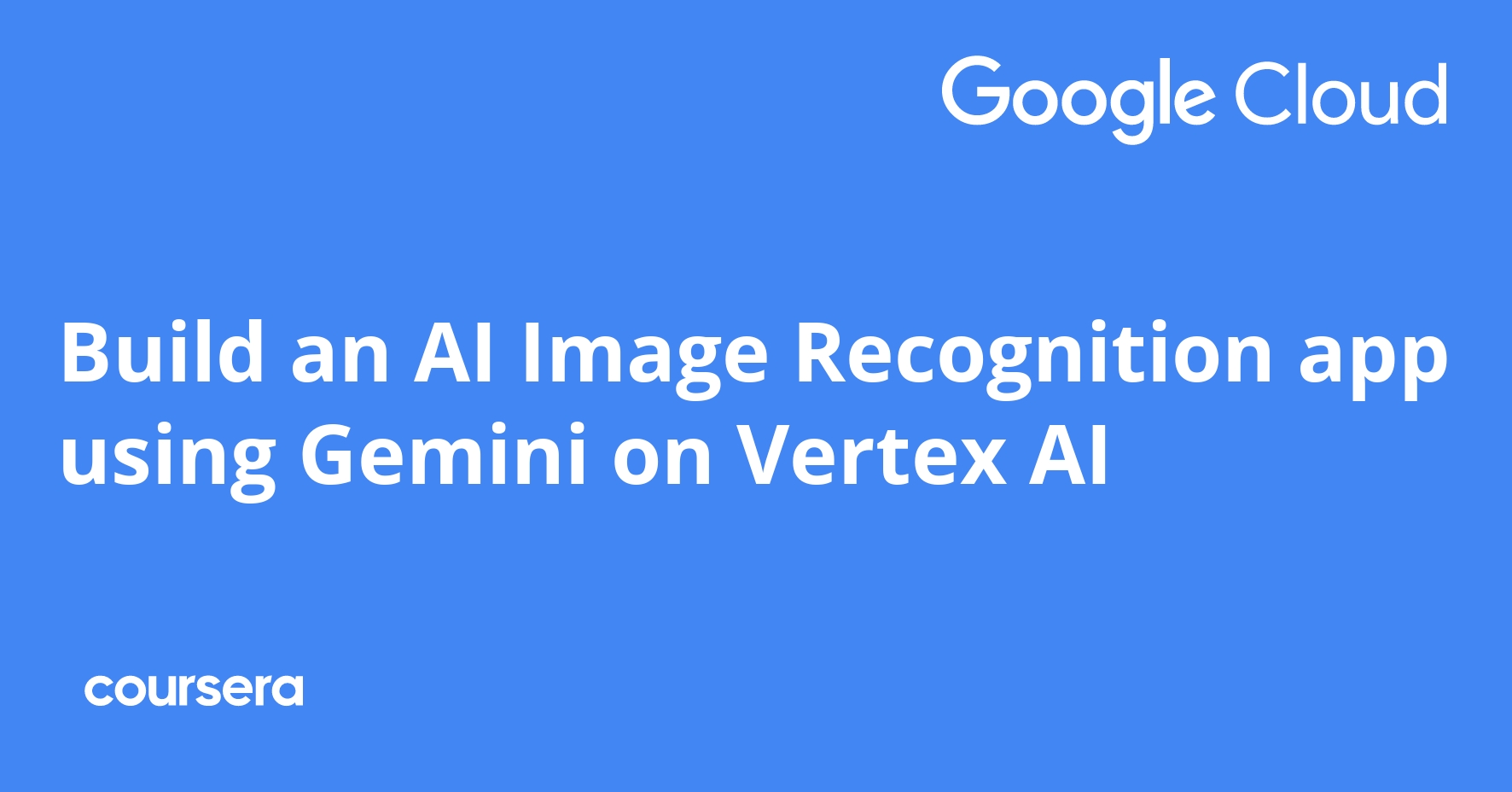 Build an AI Image Recognition app using Gemini on Vertex AI