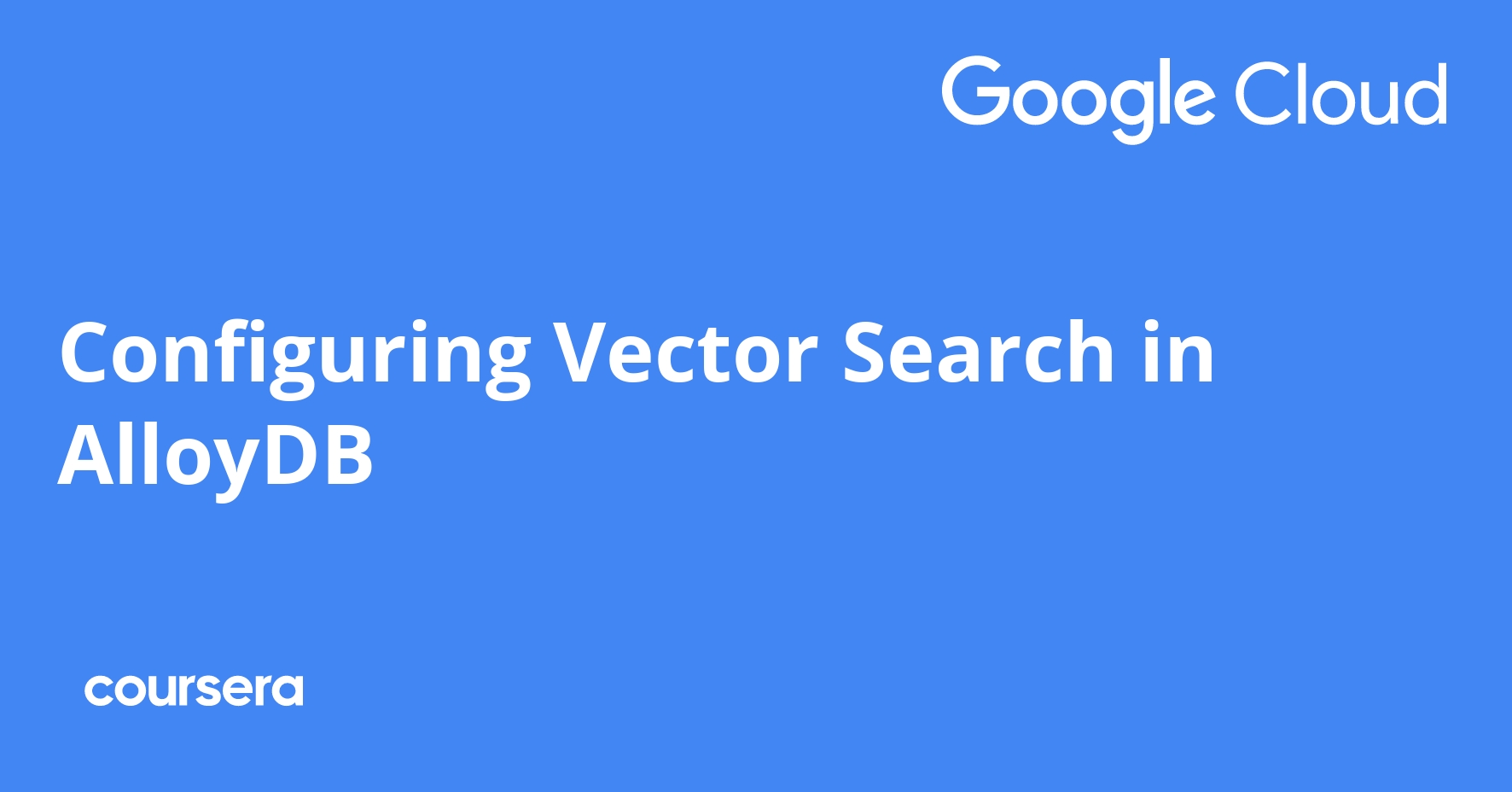 Configuring Vector Search in AlloyDB