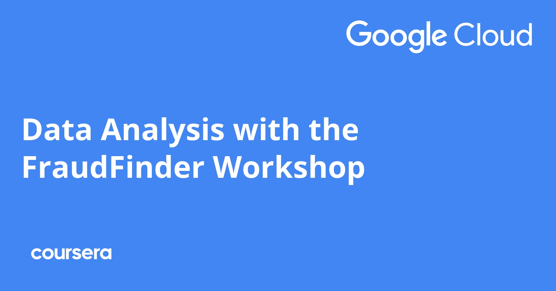 Data Analysis with the FraudFinder Workshop
