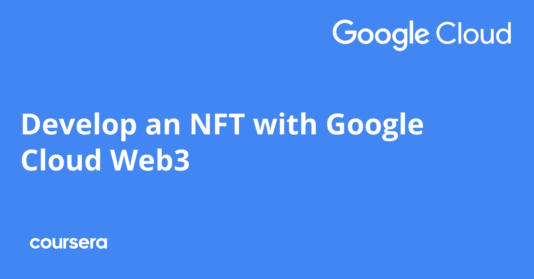 Develop an NFT with Google Cloud Web3