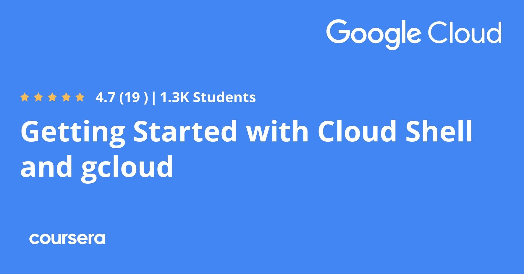 Getting Started With Cloud Shell And Gcloud