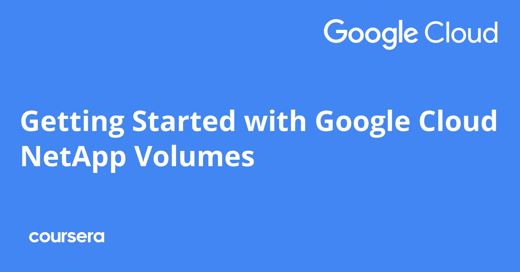 Getting Started with Google Cloud NetApp Volumes