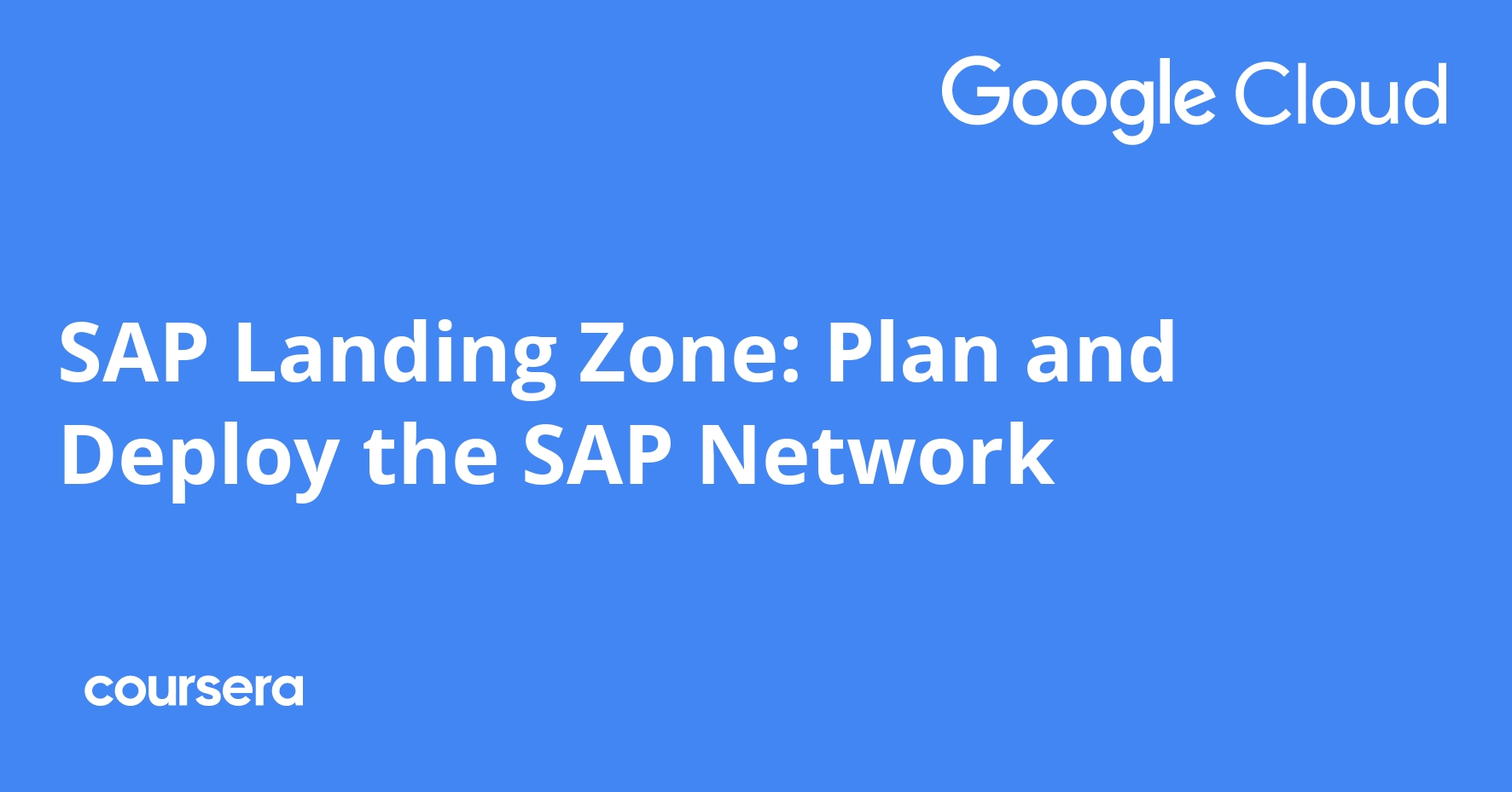 SAP Landing Zone: Plan and Deploy the SAP Network