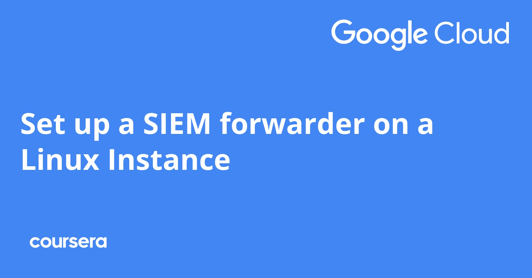 Set up a SIEM forwarder on a Linux Instance