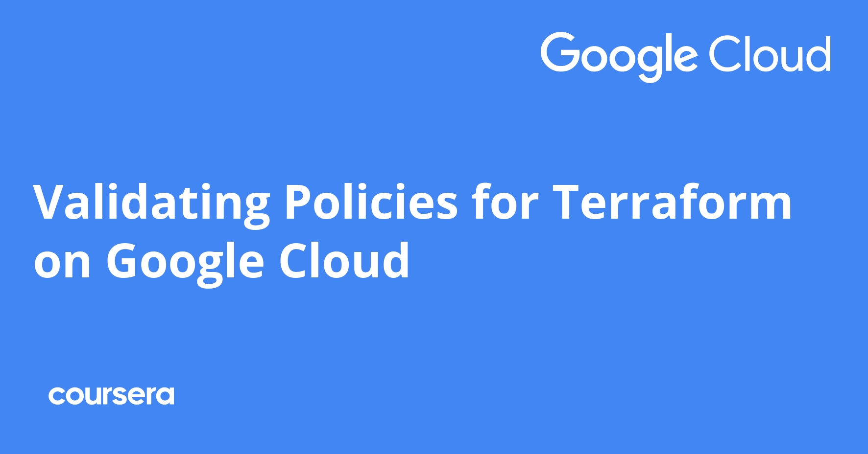 Validating Policies for Terraform on Google Cloud