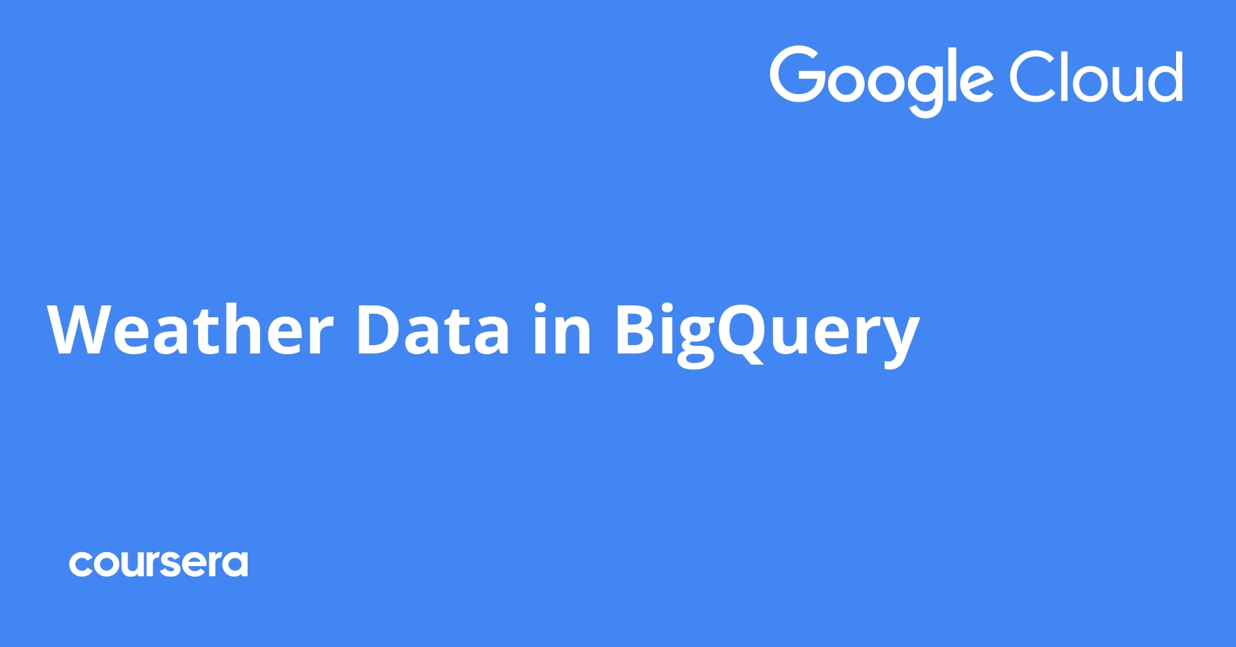 Weather Data in BigQuery