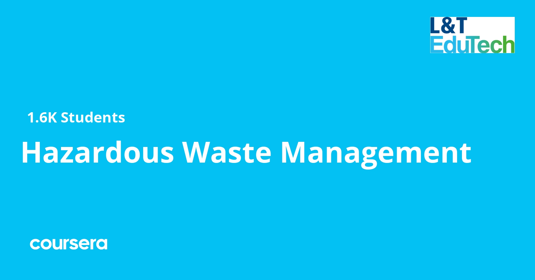 Hazardous Waste Management | Coursera