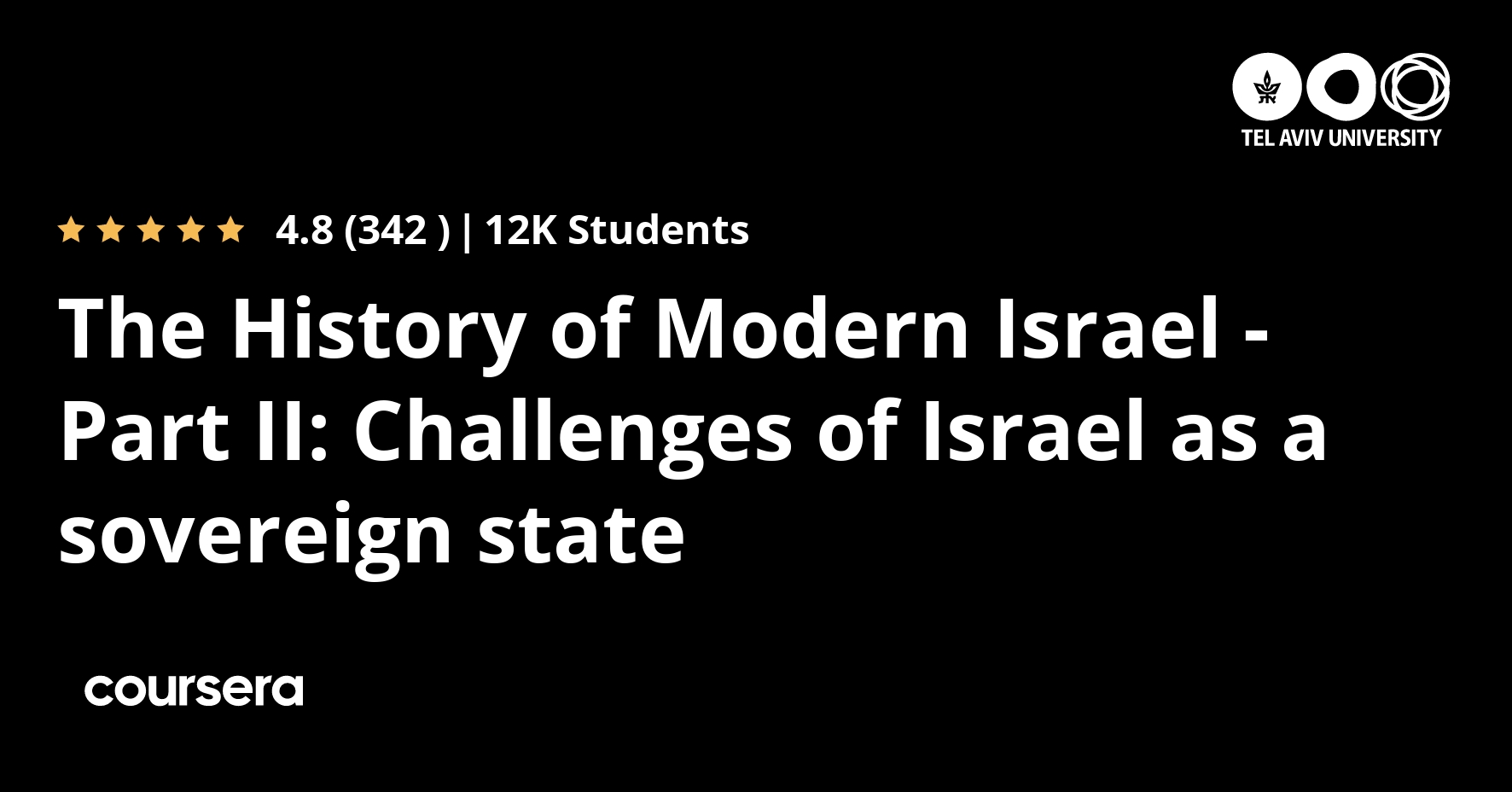 The History of Modern Israel - Part II: Challenges of Israel as a ...
