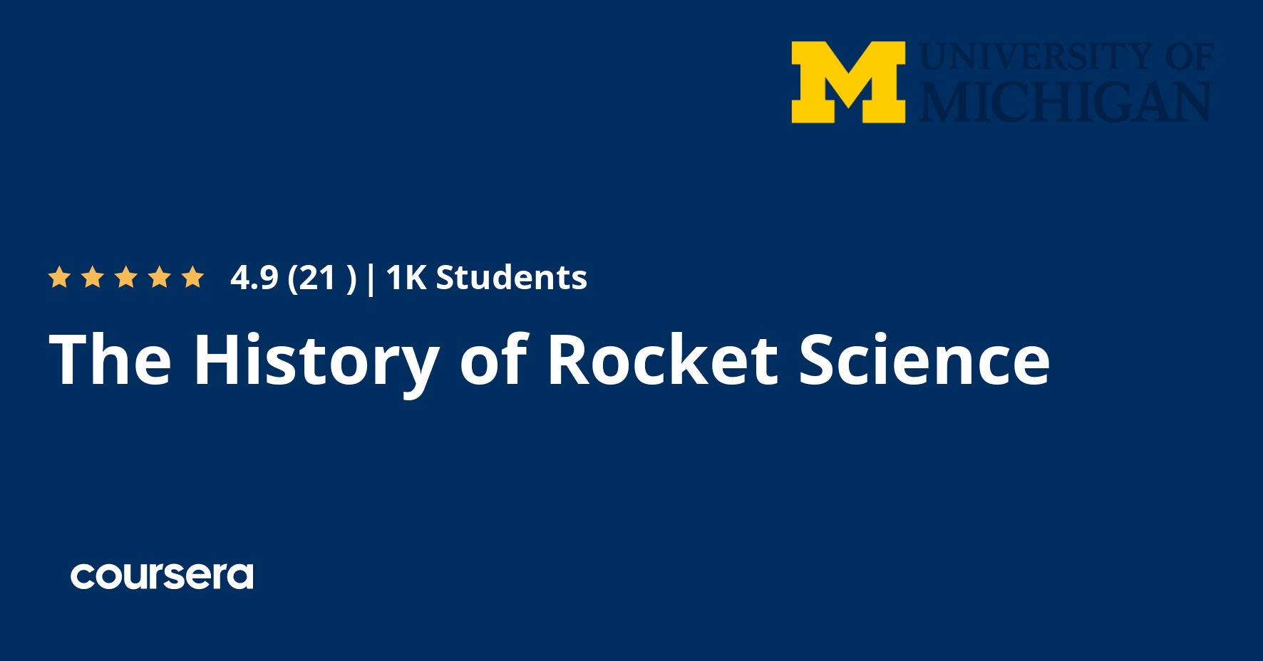 The History of Rocket Science | Coursera