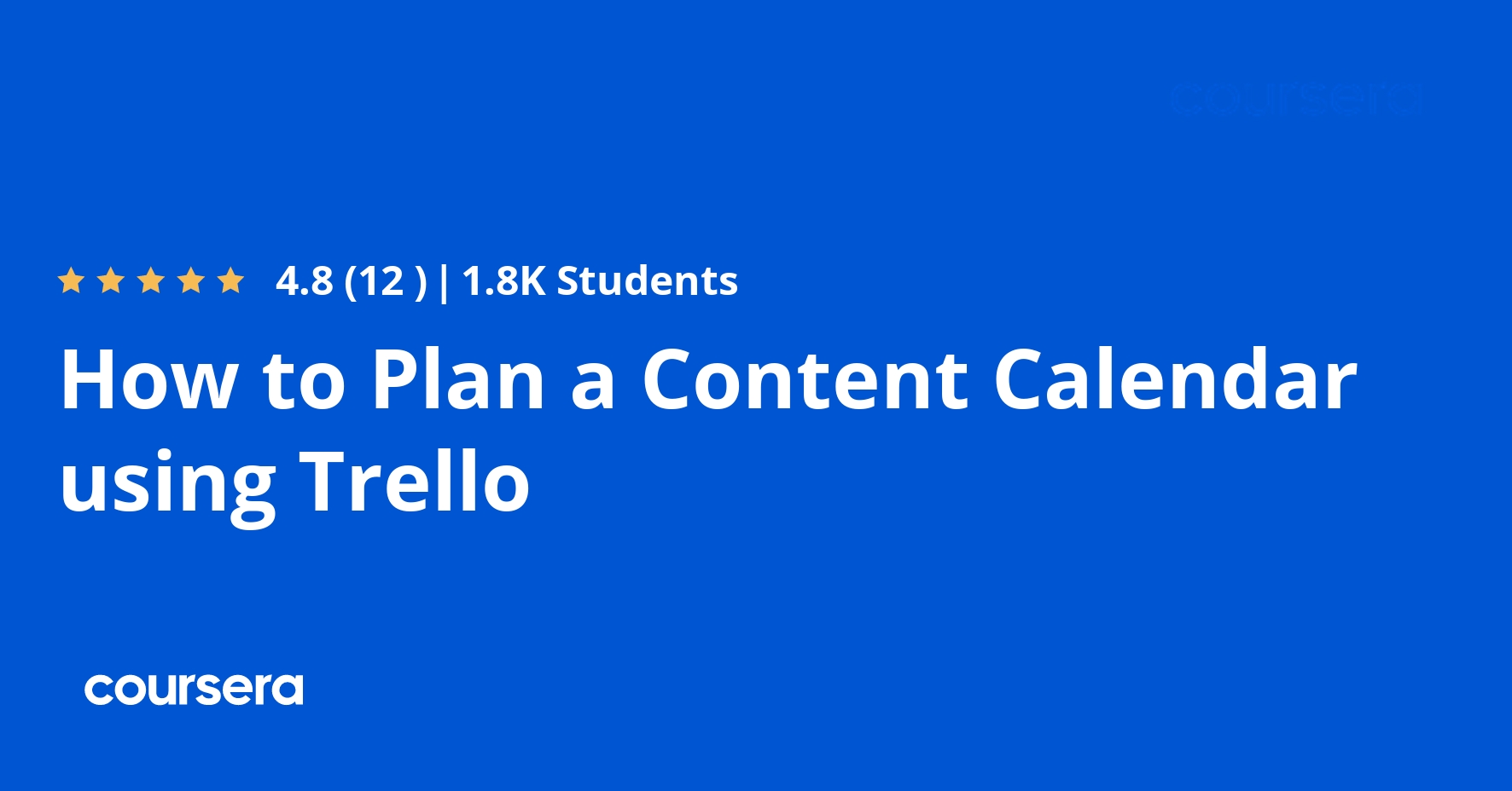 How to Plan a Content Calendar using Trello