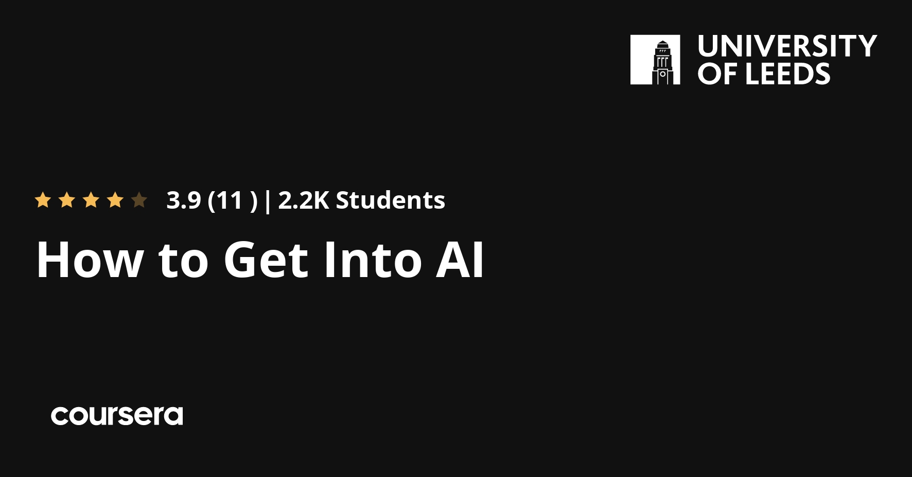 How to Get Into AI | Coursera