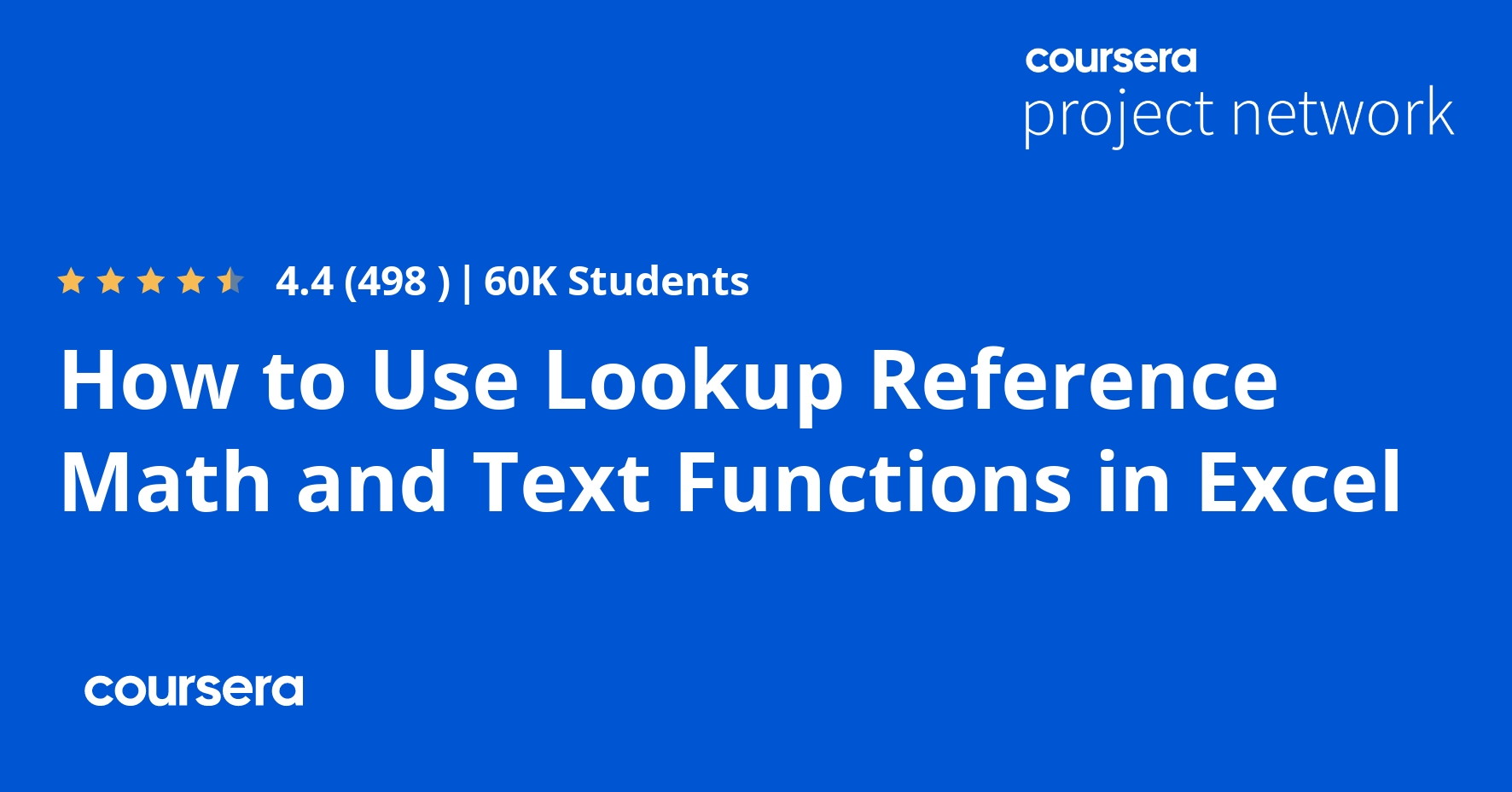How to Use Lookup Reference Math and Text Functions in Excel
