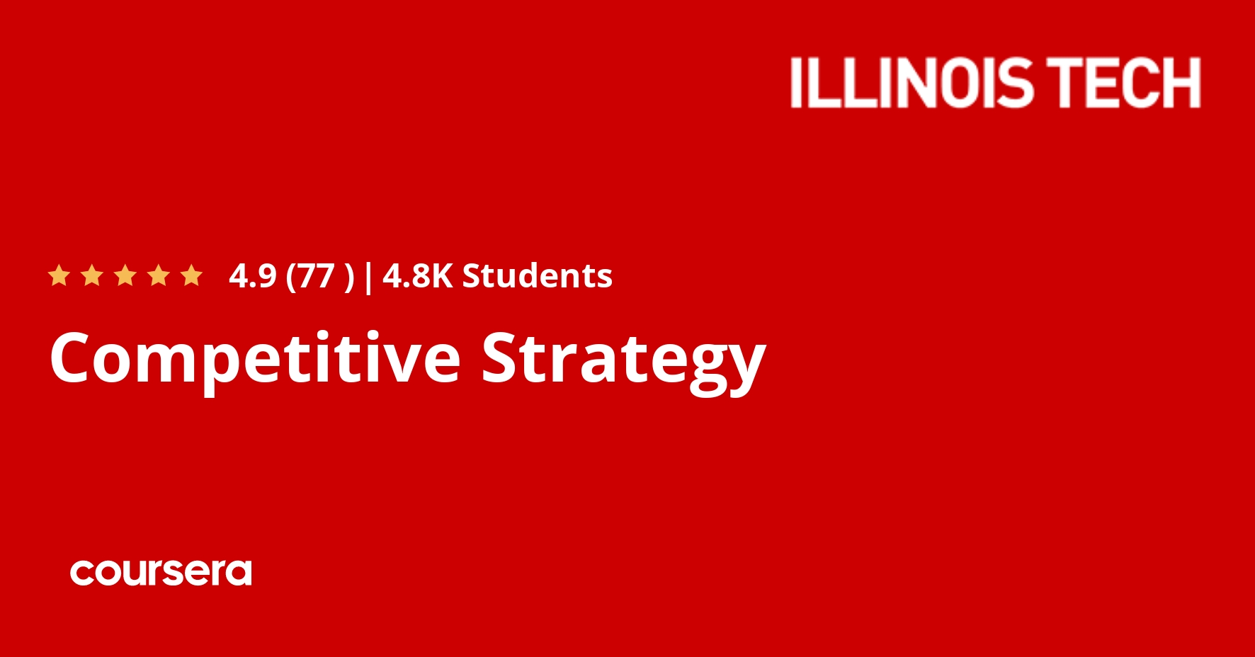 Competitive Strategy | Coursera