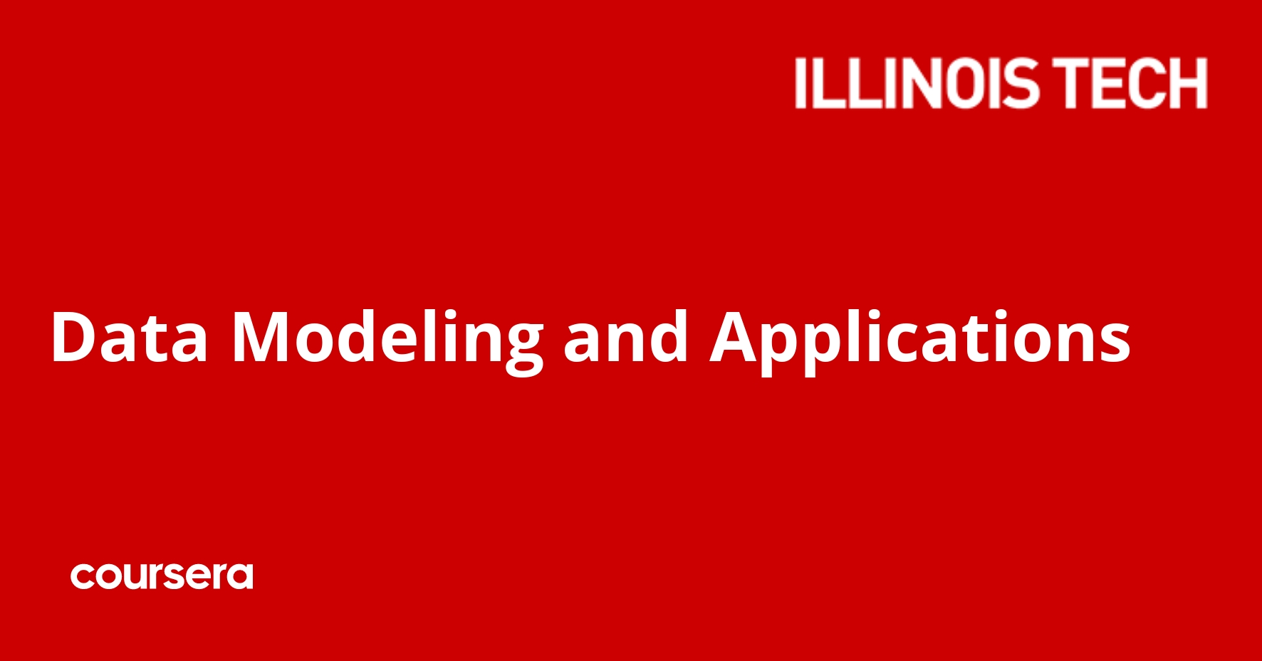 Data Modeling and Applications | Coursera