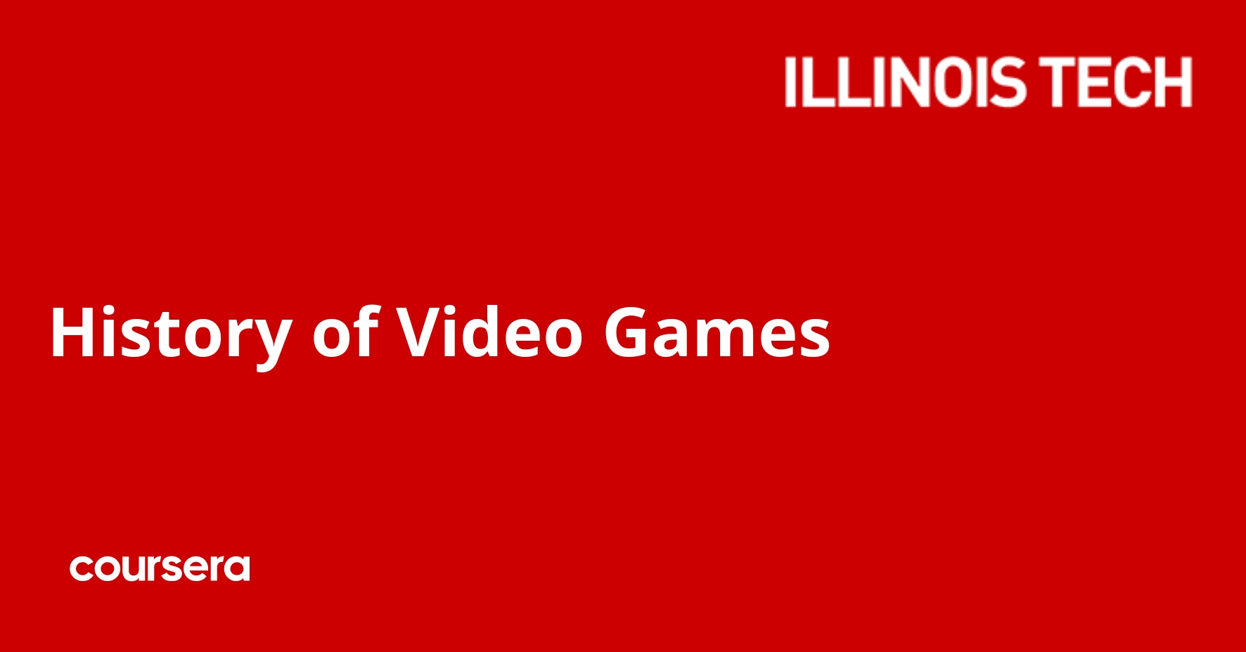 History of Video Games | Coursera