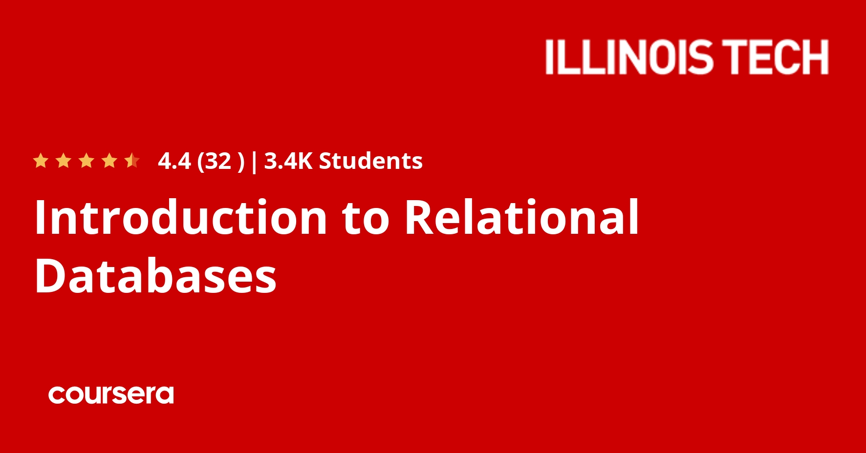 Introduction to Relational Databases | Coursera
