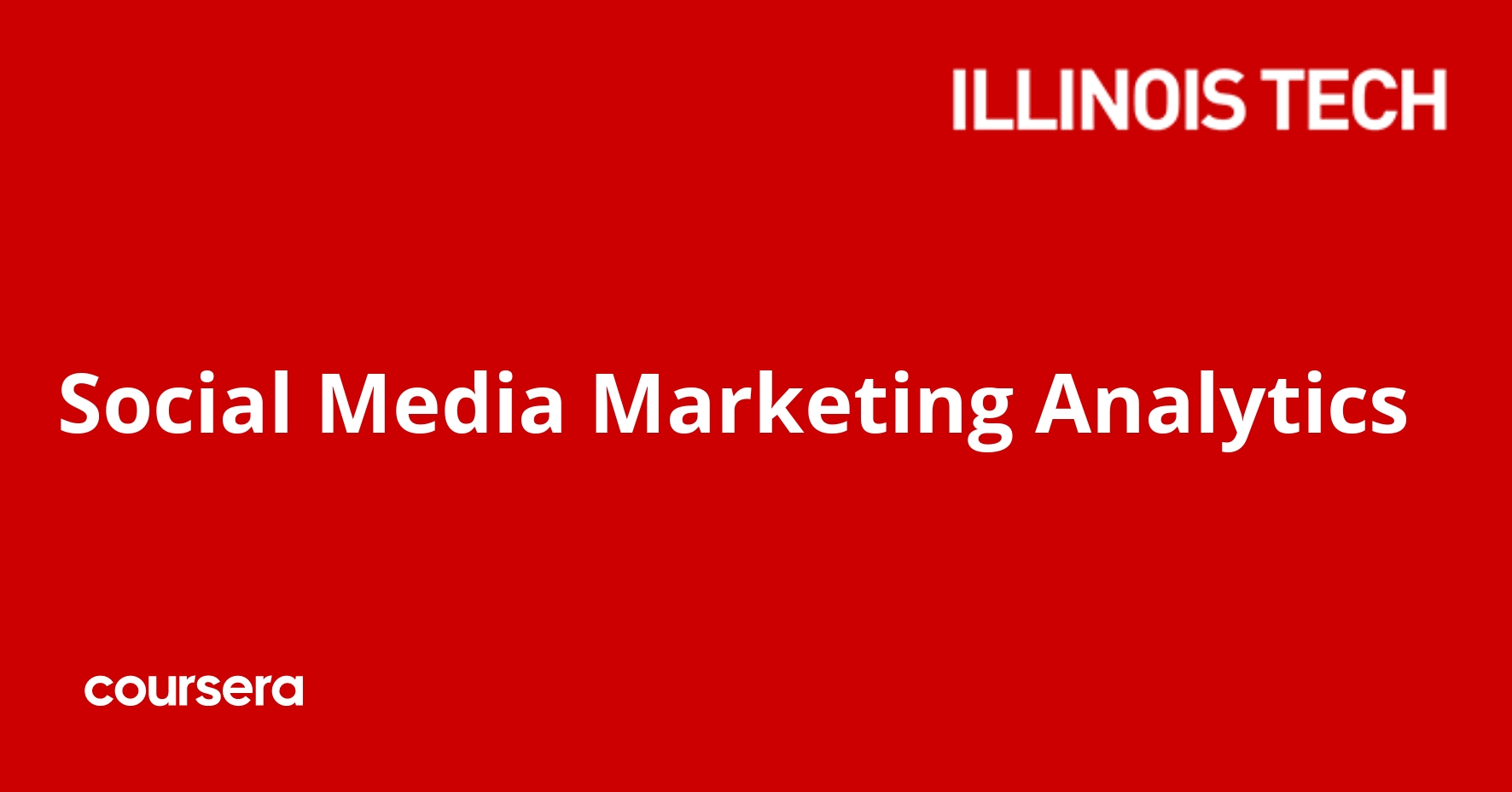 Social Media Marketing Analytics | Coursera