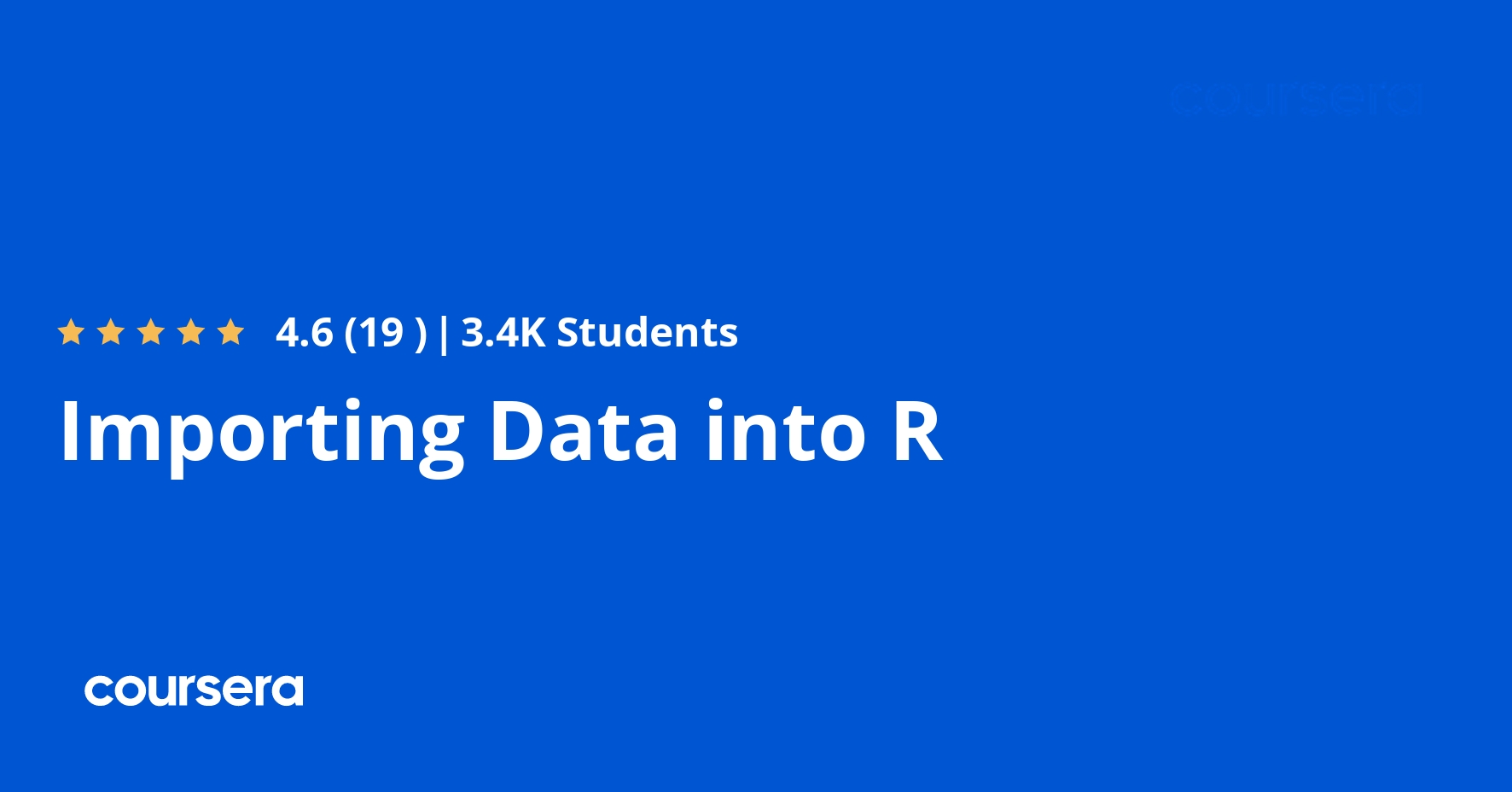 Importing Data into R