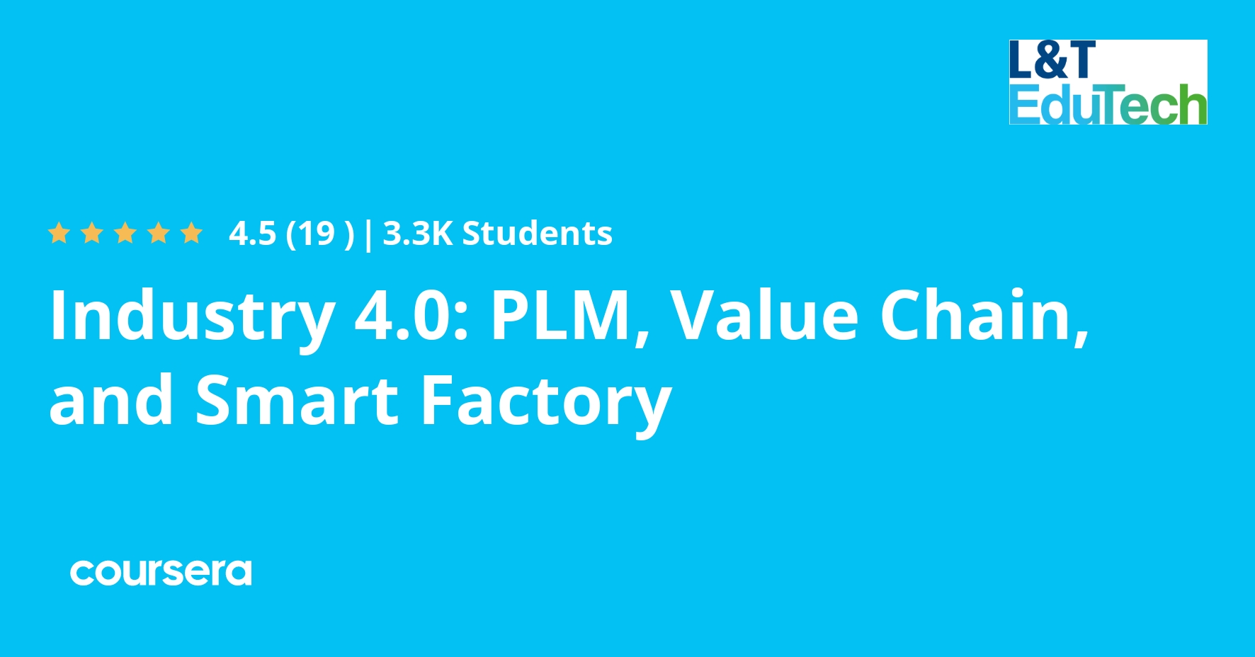 Industry 4.0: PLM, Value Chain, and Smart Factory | Coursera