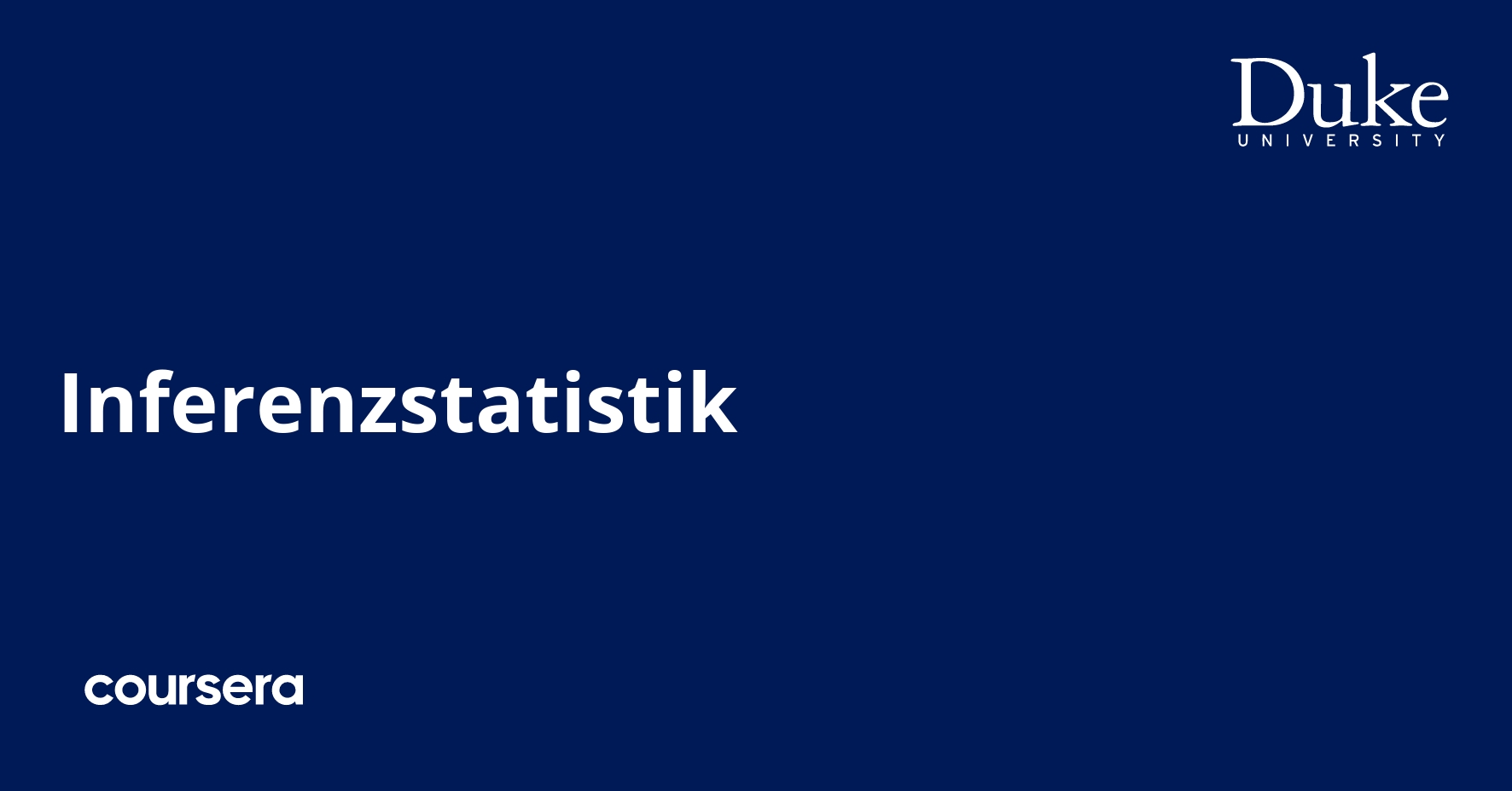 Inferenzstatistik | Coursera