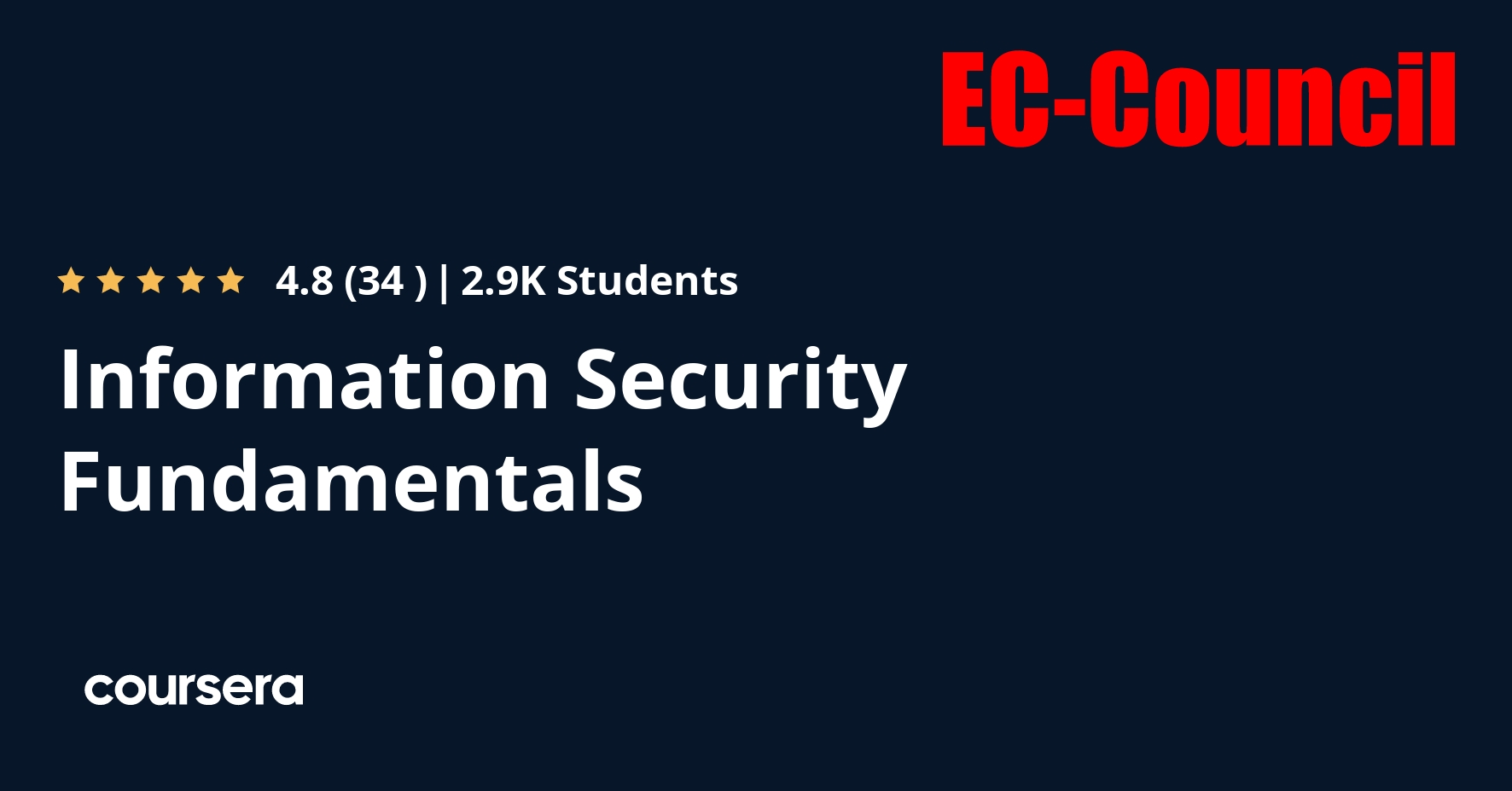 Information Security Fundamentals | Coursera
