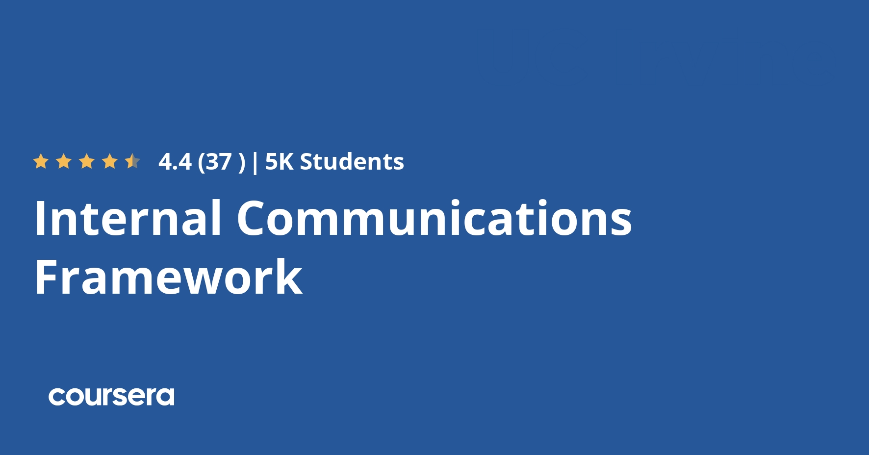Internal Communications Framework | Coursera