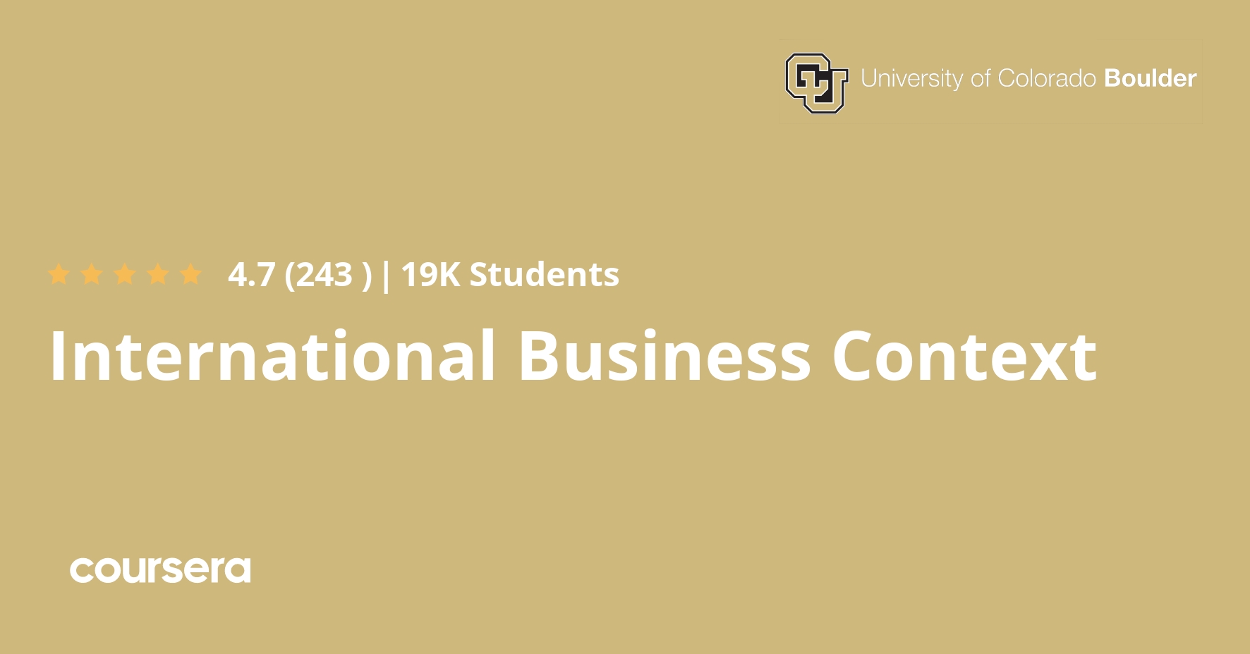 International Business Context | Coursera