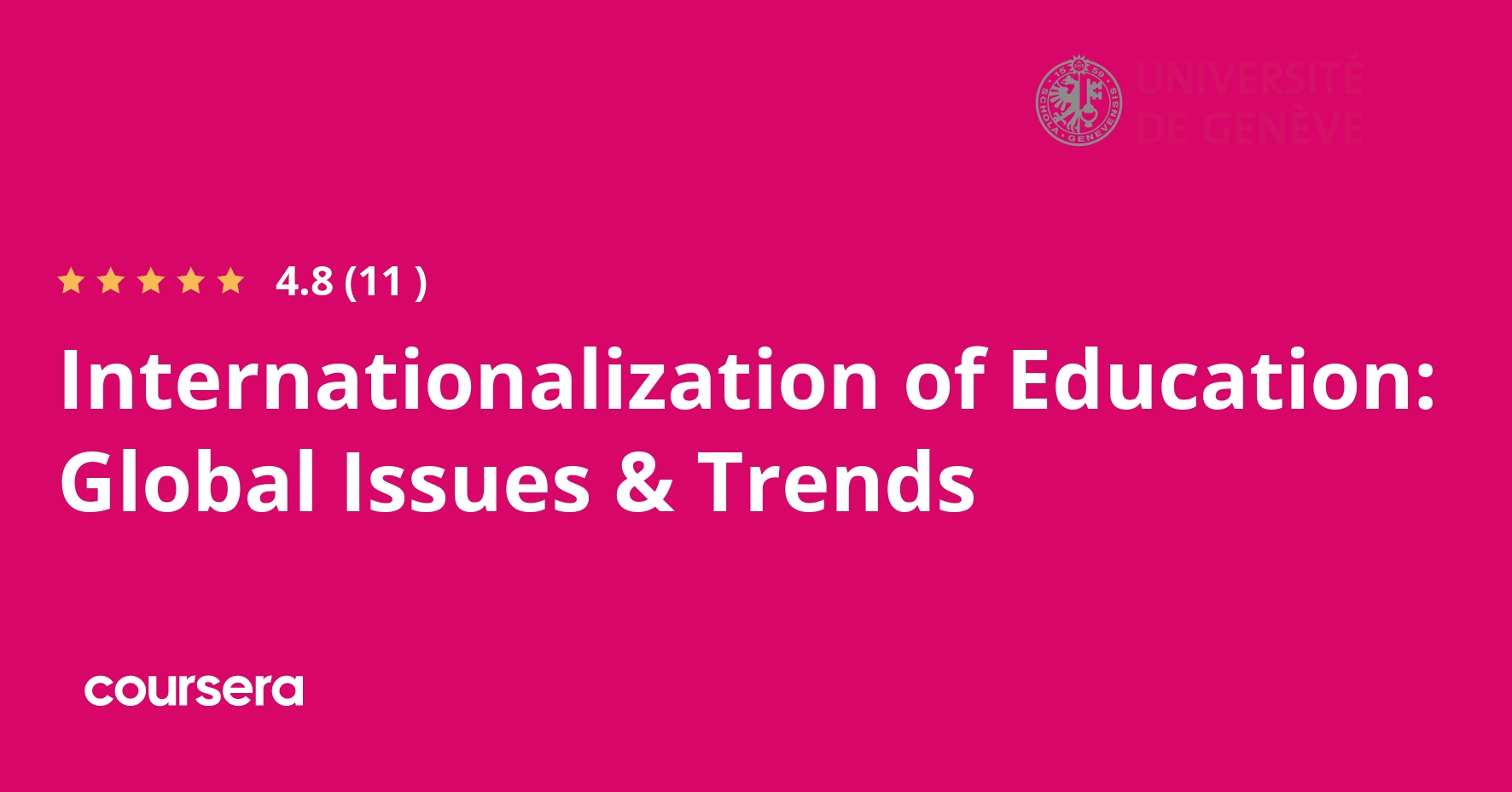 Internationalization of Education: Global Issues & Trends | Coursera