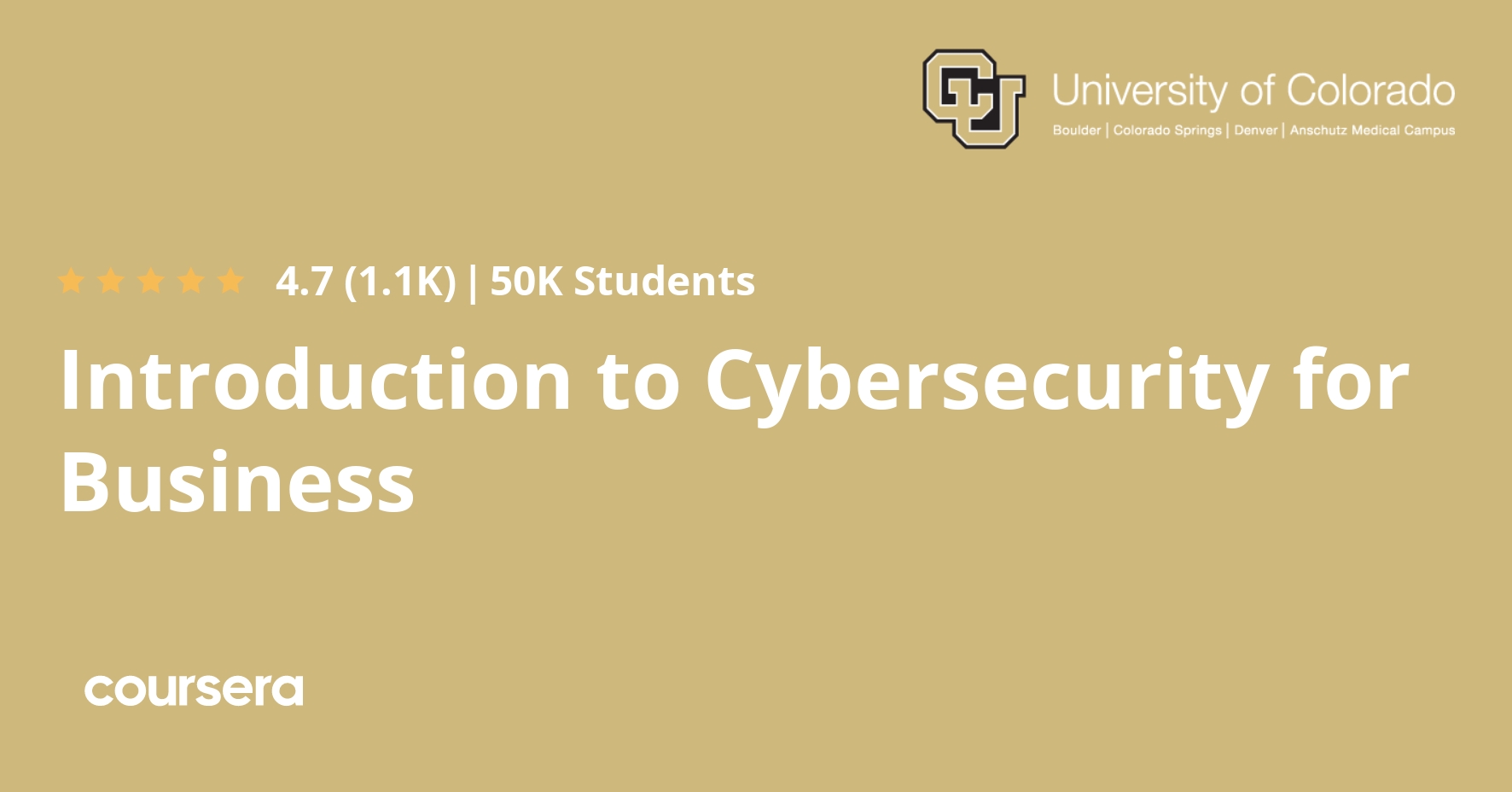 Introduction to Cybersecurity for Business | Coursera