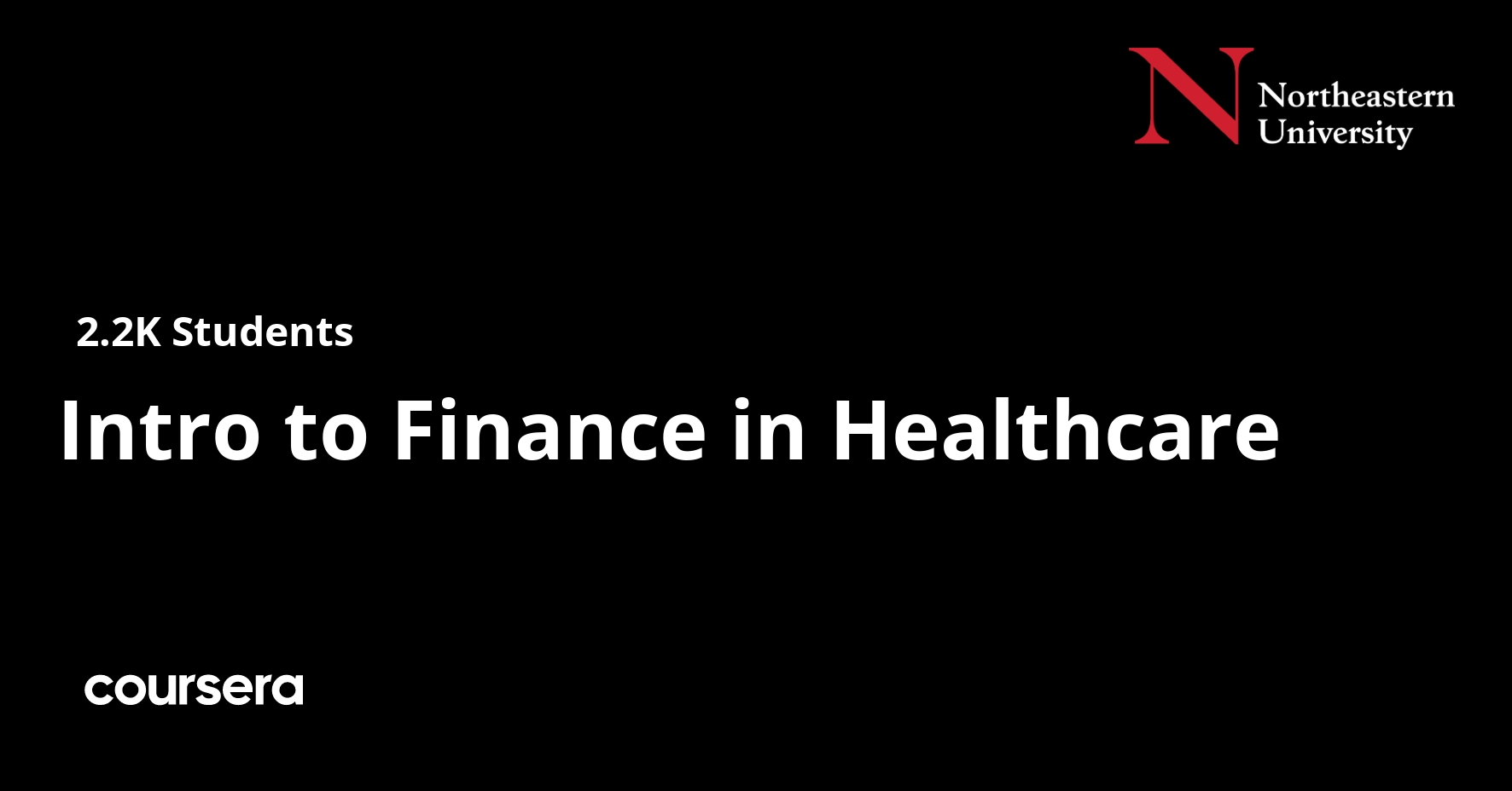 Intro to Finance in Healthcare | Coursera