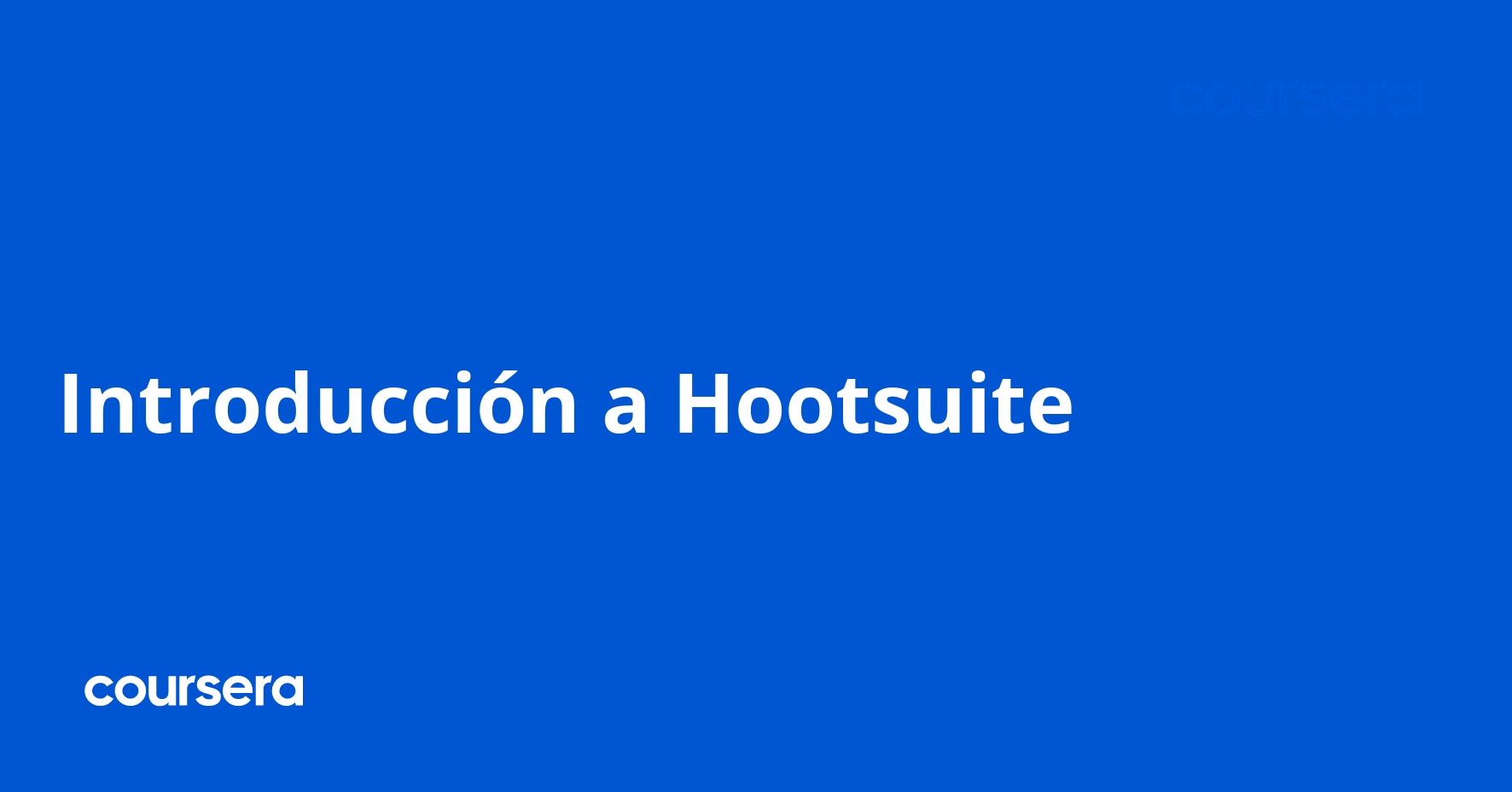 Introducción a Hootsuite