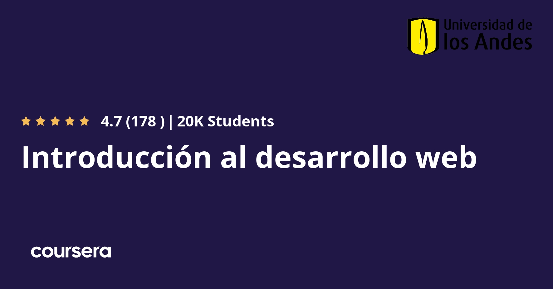 Introducción al desarrollo web | Coursera