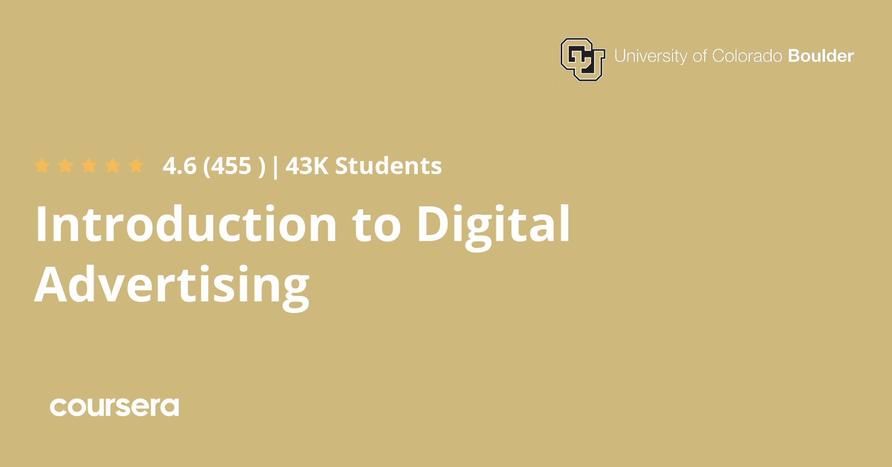 Introduction to Digital Advertising | Coursera
