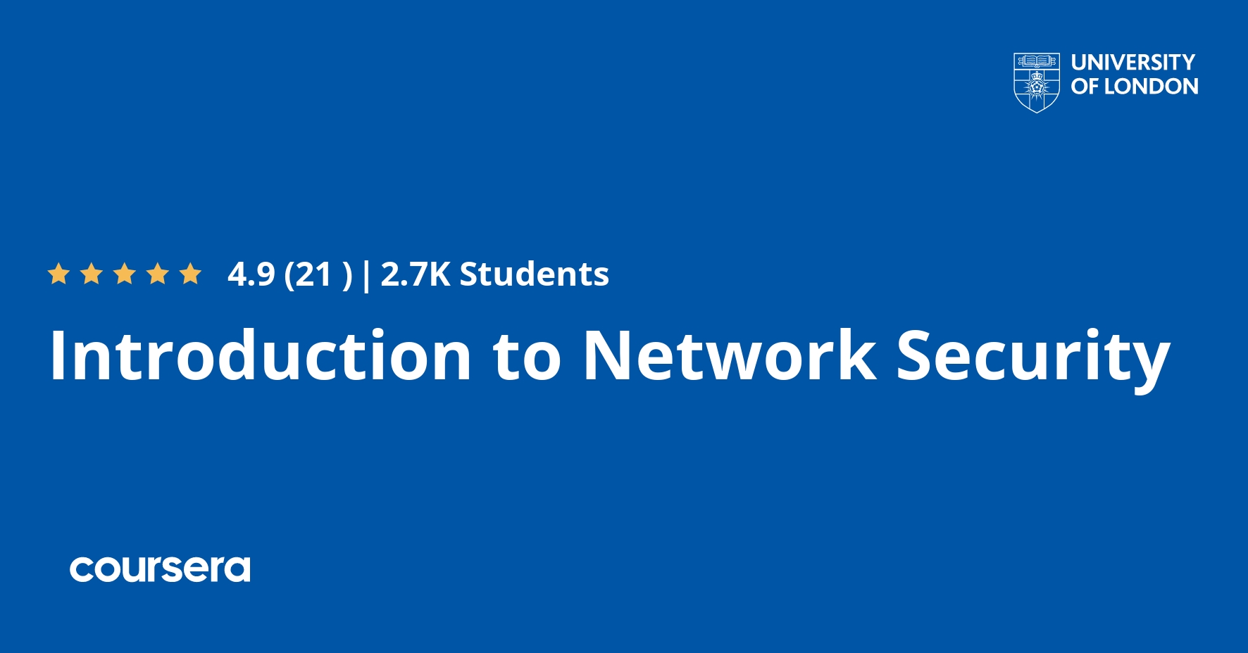 Introduction to Network Security | Coursera
