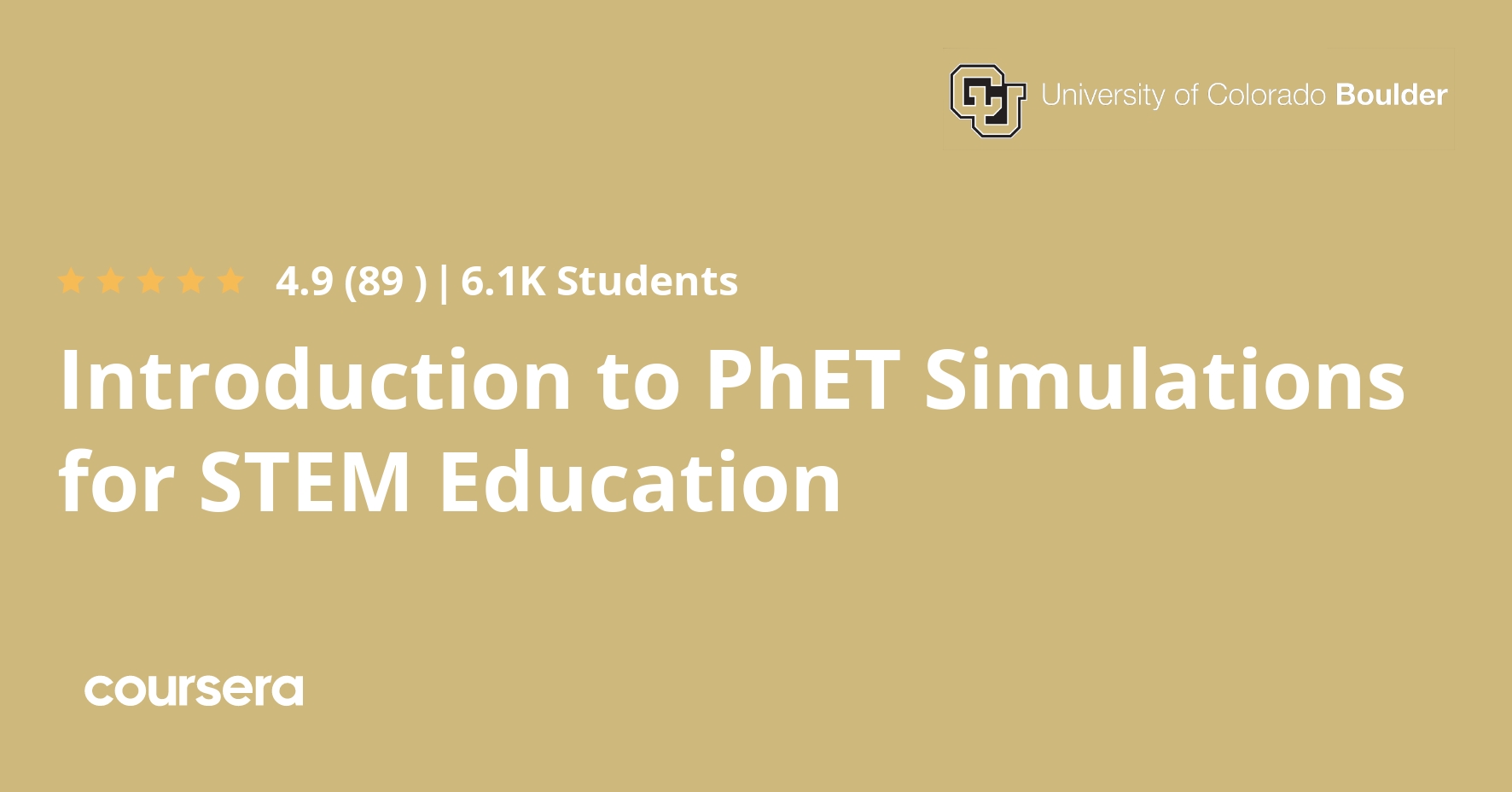 Introduction to PhET Simulations for STEM Education | Coursera
