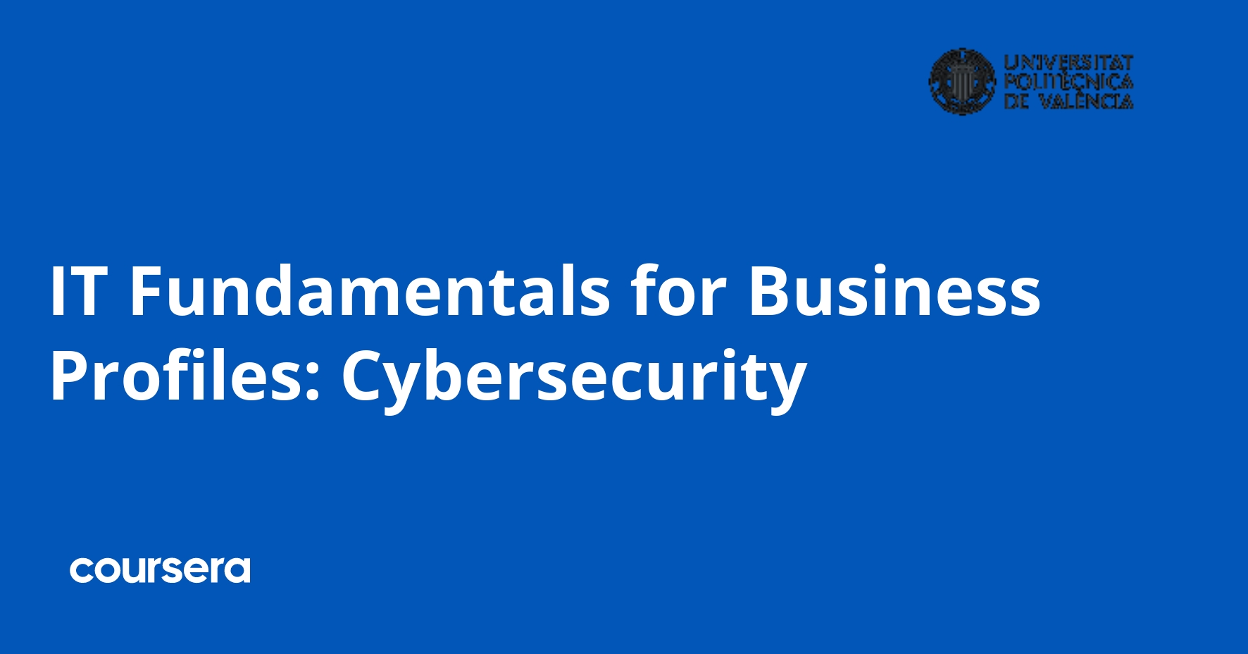 IT Fundamentals for Business Profiles: Cybersecurity | Coursera