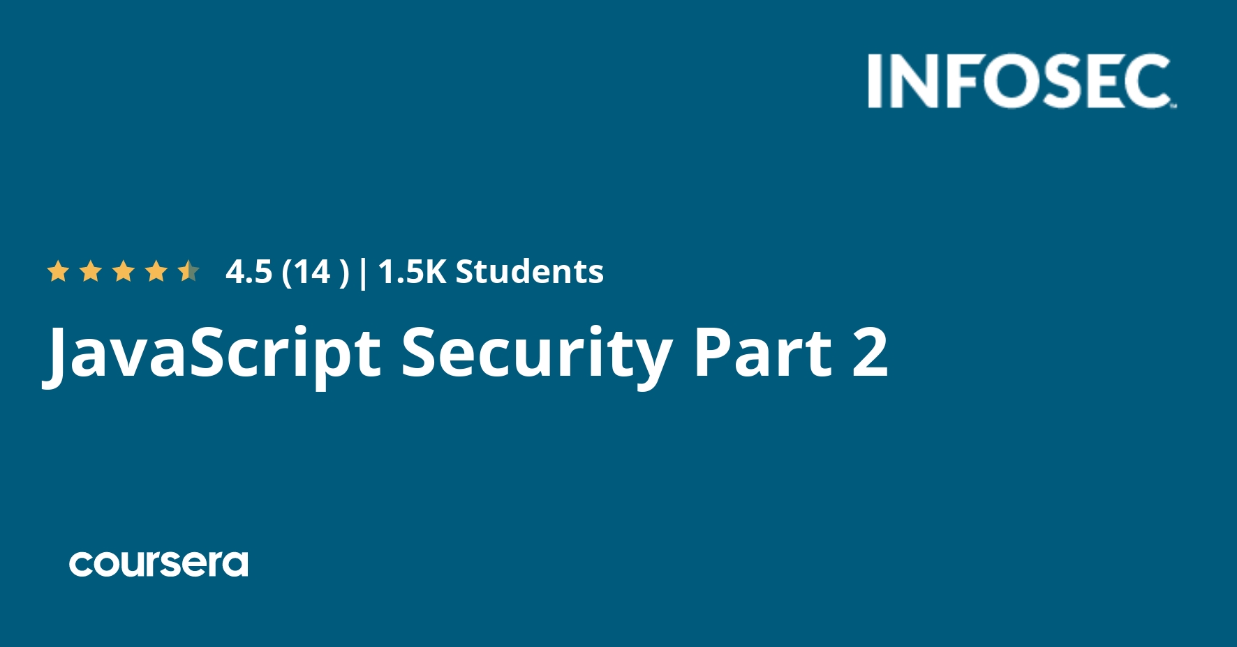 JavaScript Security Part 2 | Coursera