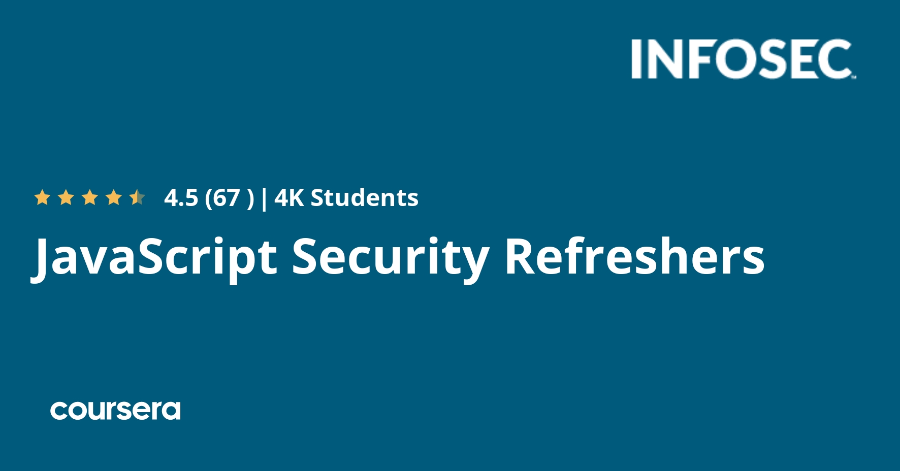 JavaScript Security Refreshers | Coursera