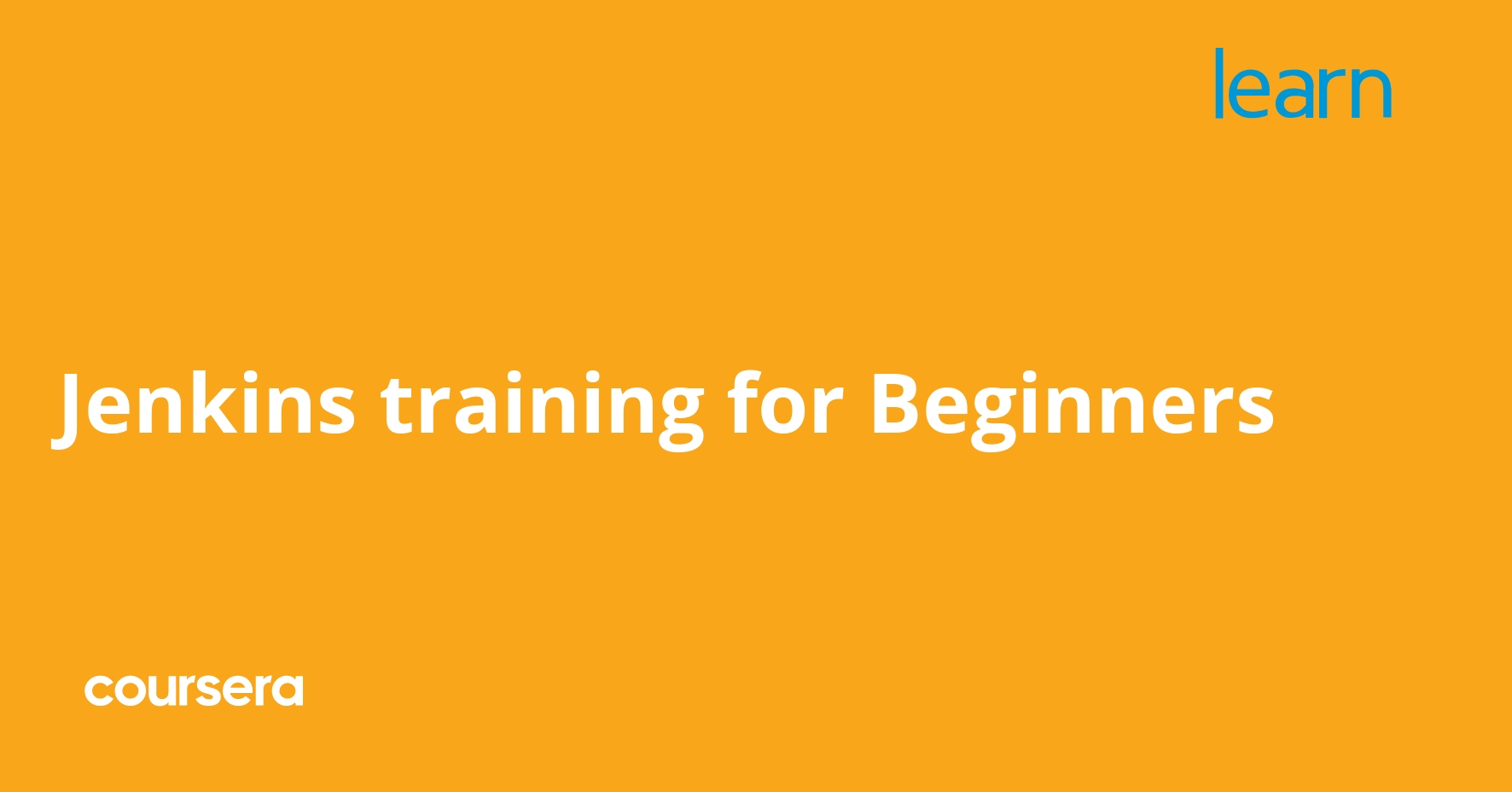 Jenkins training for Beginners | Coursera