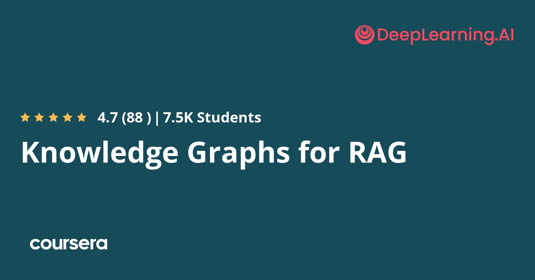 Knowledge Graphs for RAG (Short Course) | Coursera